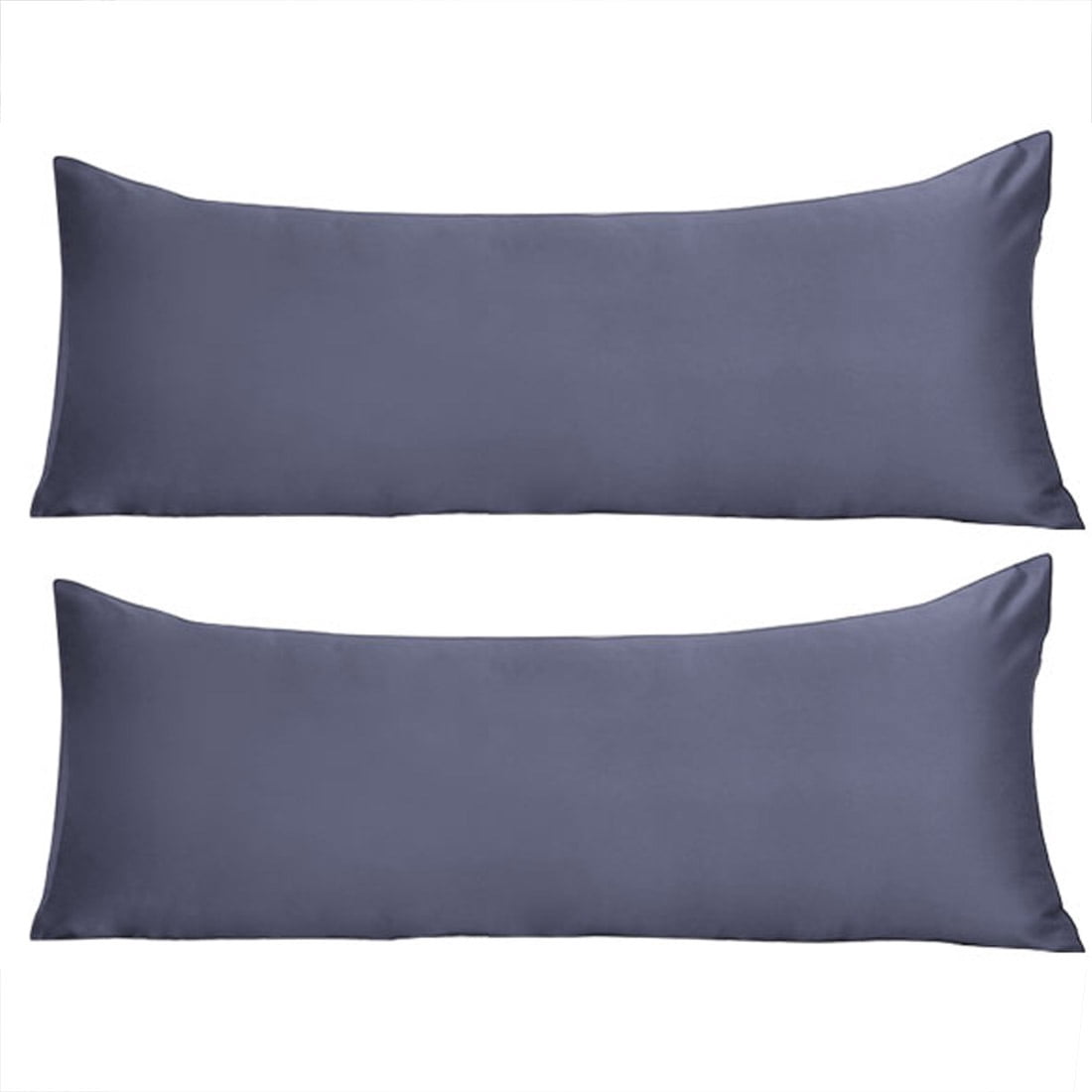Unique Bargains 2 Pack Silky Satin Body Pillow Covers Slate Gray 20 Unique Bargains 2 Pack Silky Satin Body Pillow Covers Slate Gray 20