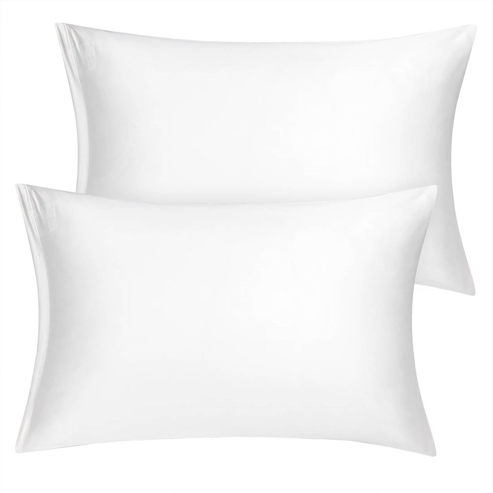 Unique Bargains 2 Pack Silky Satin Pillowcases, White, Toddler 14 Unique Bargains 2 Pack Silky Satin Pillowcases, White, Toddler 14
