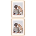 Unique Bargains 2 Packs Picture Frames Wood Grain Color 8x10 - Walmart.com