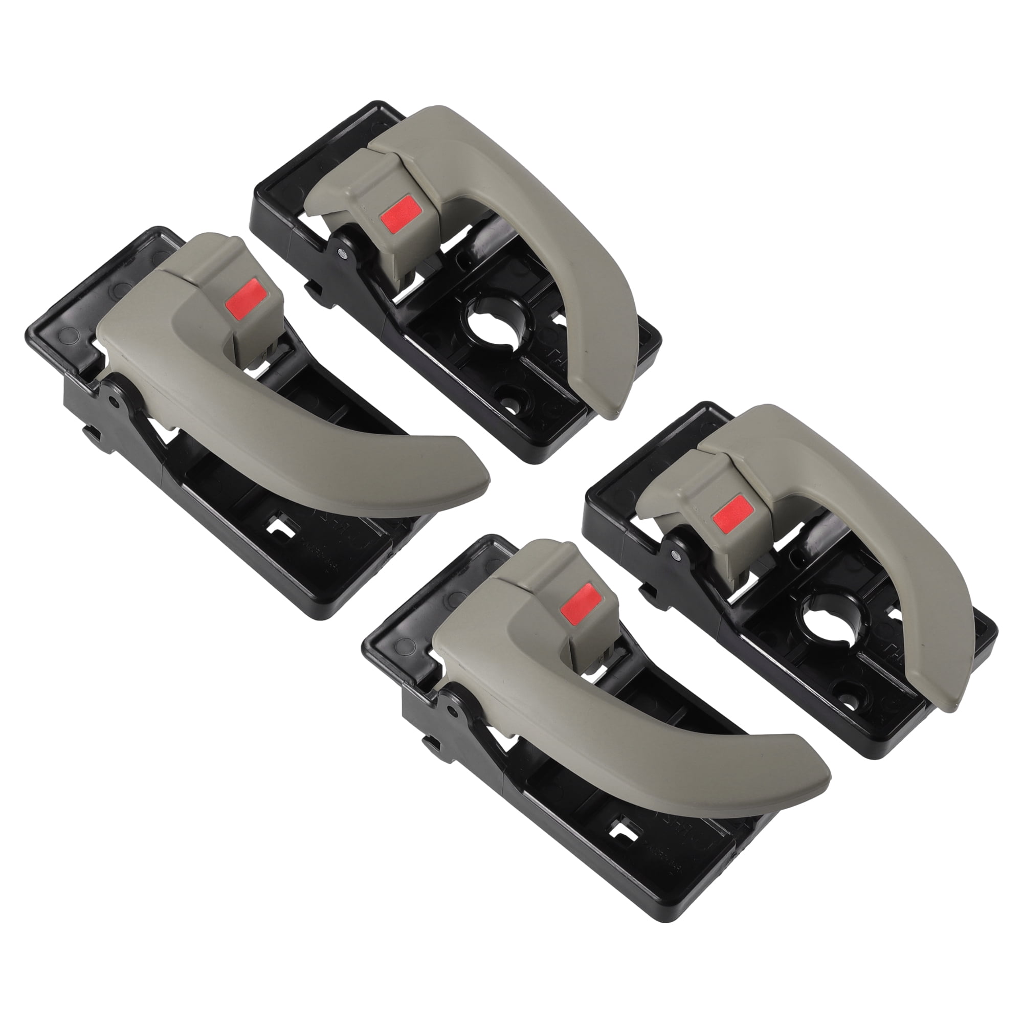 Unique Bargains 2 Pair Left Right Interior Door Handle Black Beige for ...