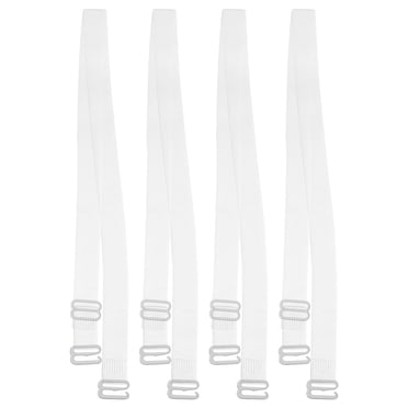 Unique Bargains 2 Pair Invisible Clear Bra Strap Hook Adjustable ...