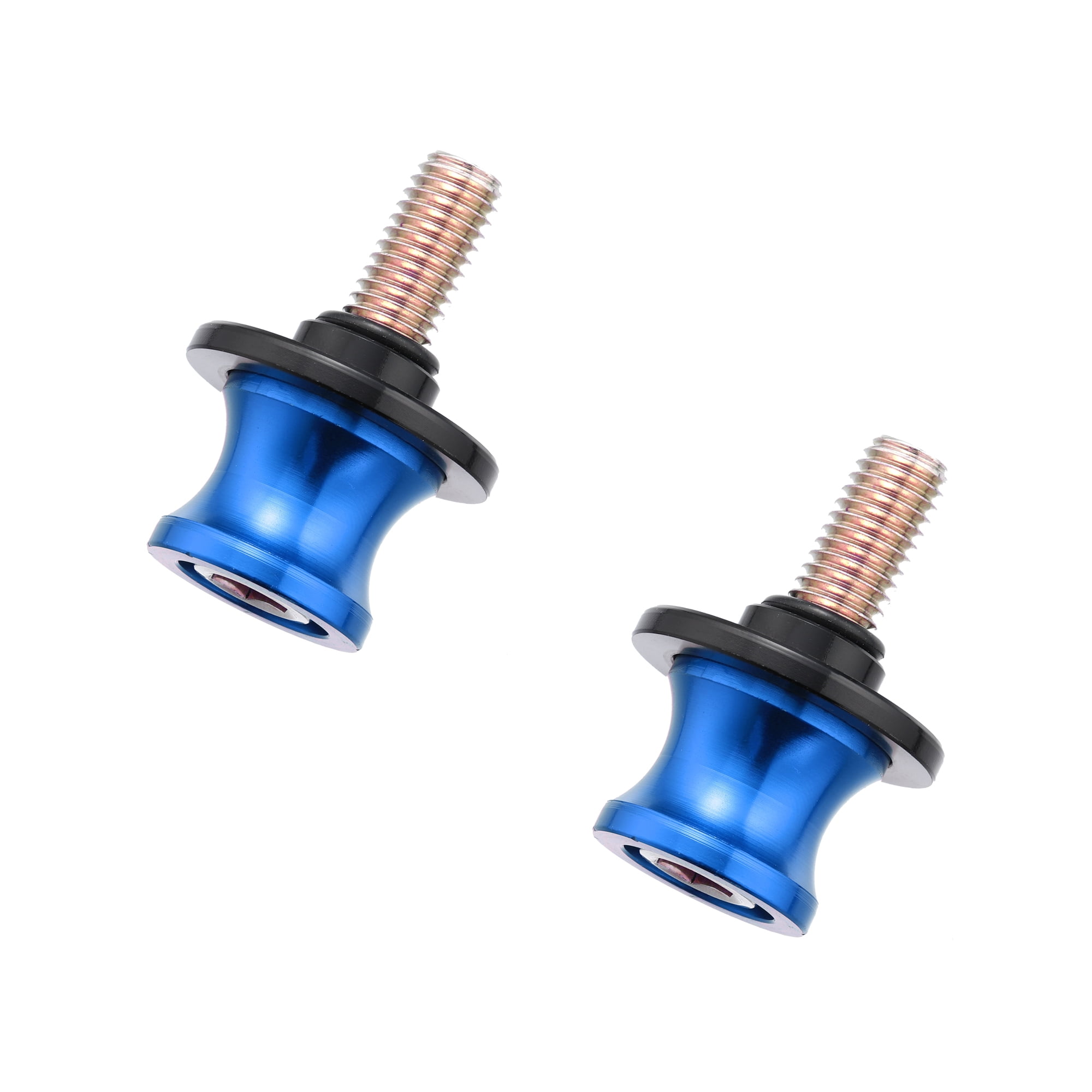 Unique Bargains 2 Pcs 10mm Metal Motorcycle Swing Arm Spool Rear Stand ...