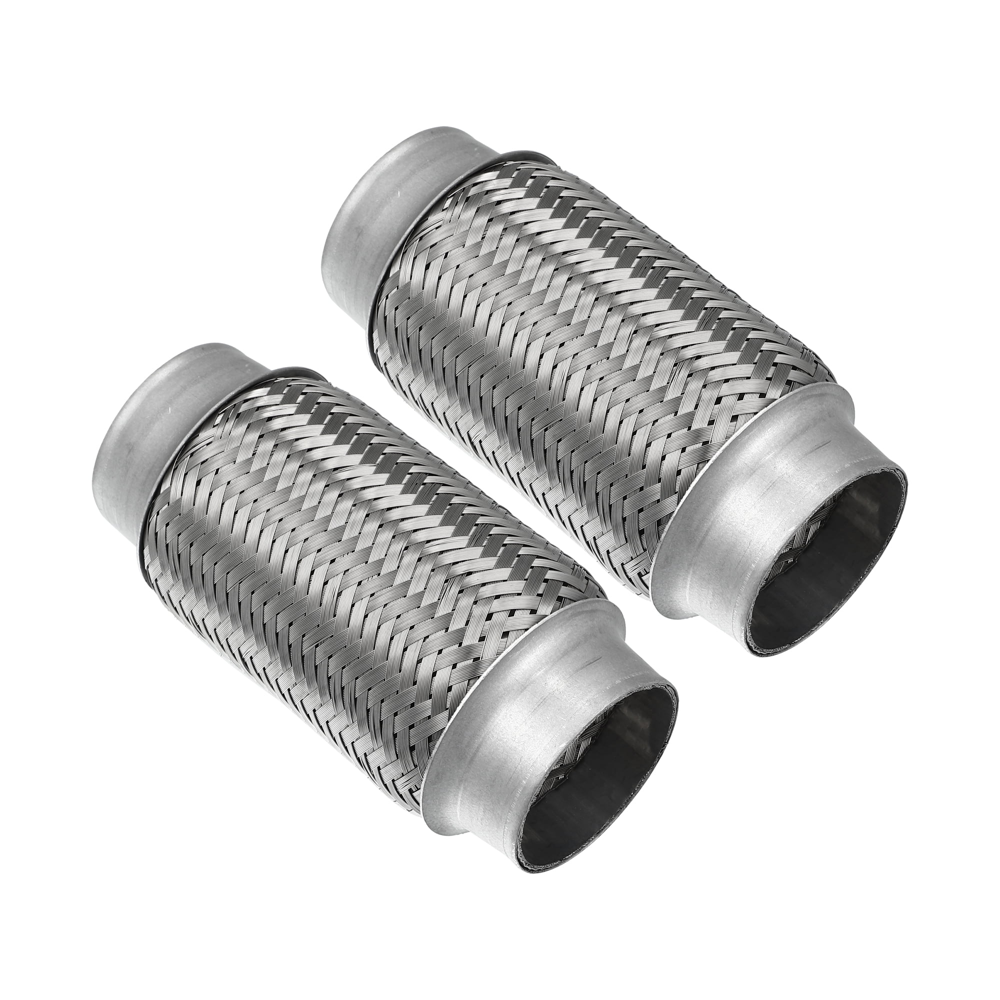 Unique Bargains 2 Pcs 2"x6" Car Exhaust Flexible Pipe Tubing Universal ...