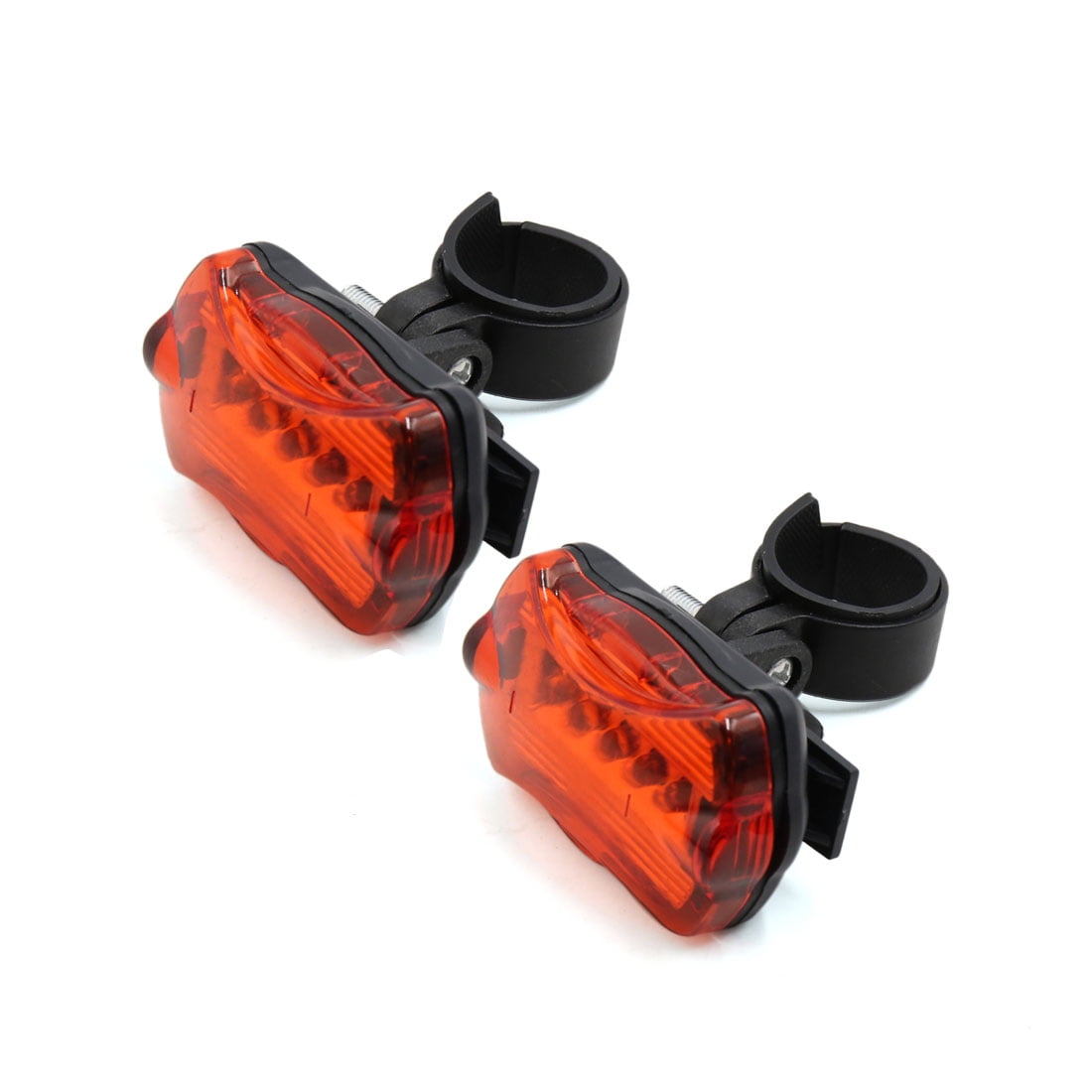 Unique Bargains 2 Pcs 7 Modes 5 Red Bike Bicycle Rear Tail light Lamp ...