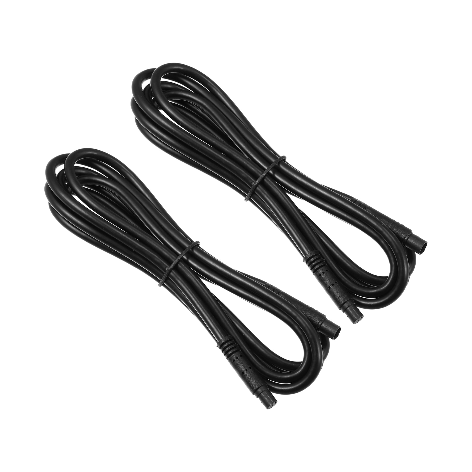 Unique Bargains 2 Pcs 8 Pin 6.56ft 200cm Backup Camera Extension Cable ...