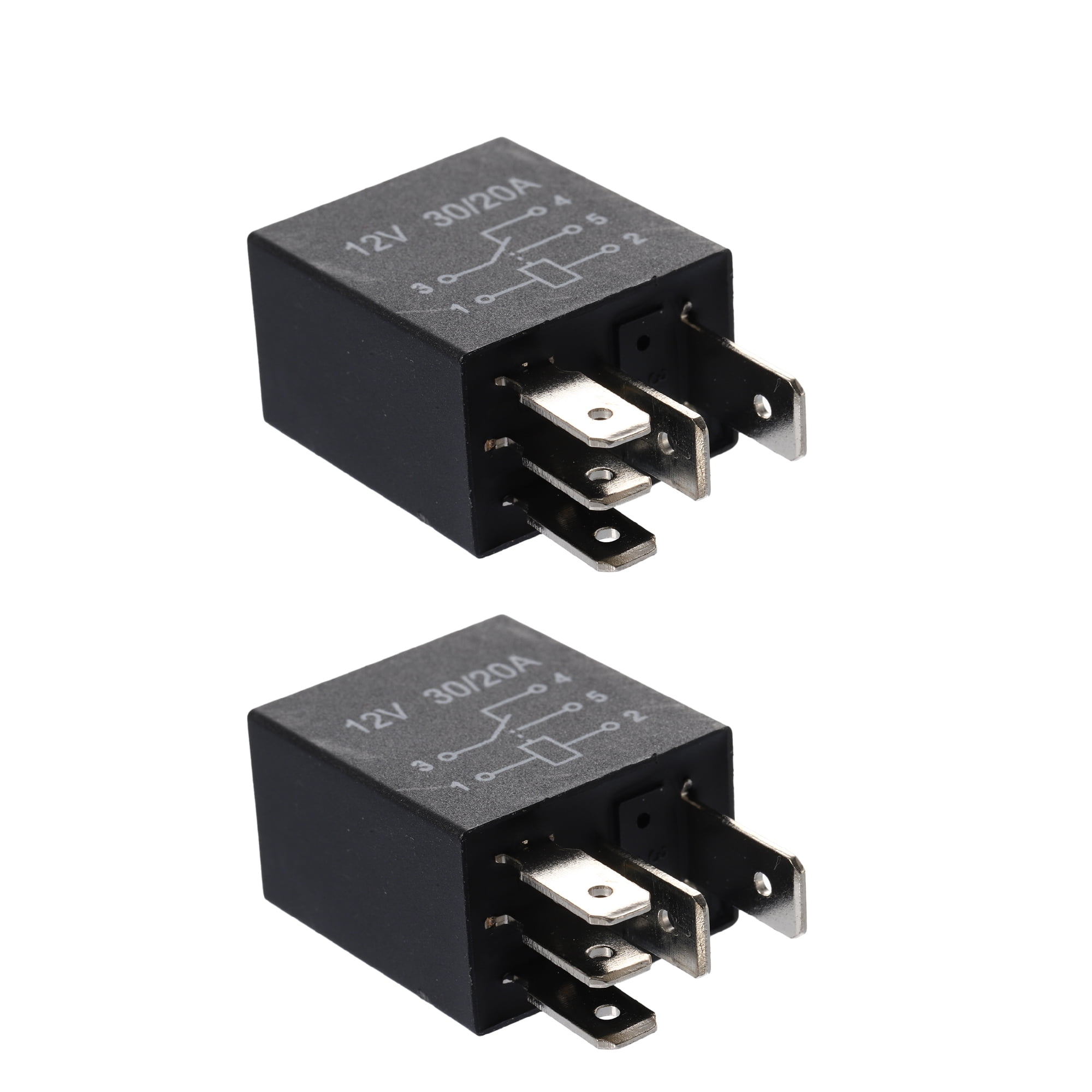 Unique Bargains 2 Pcs DC 12V 30A SPDT Universal Automotive Relay Car ...