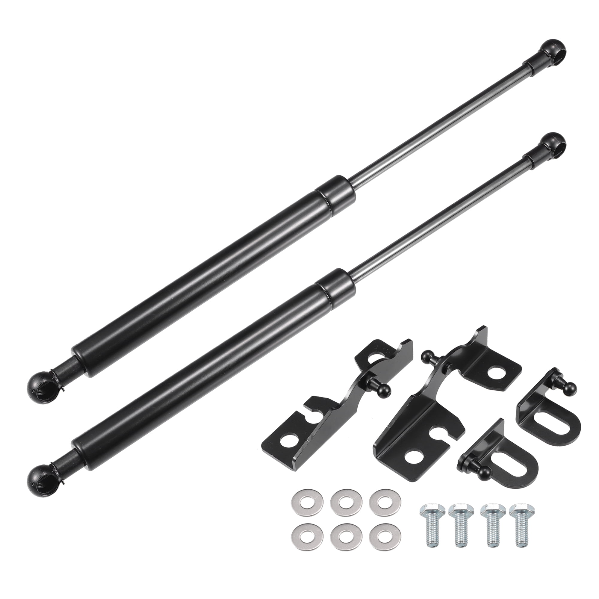 Unique Bargains 2 Pcs Front Hood Lift Supports Struts Shocks Gas Spring ...