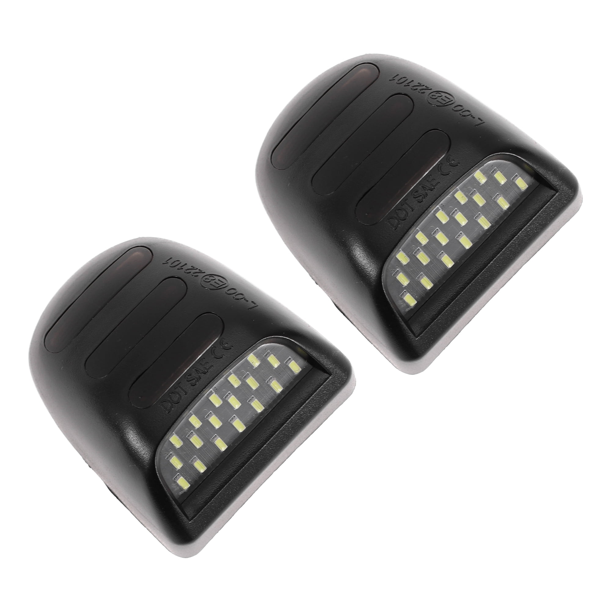 Unique Bargains 2 Pcs LED License Plate Light Tag Lamp Assembly for ...