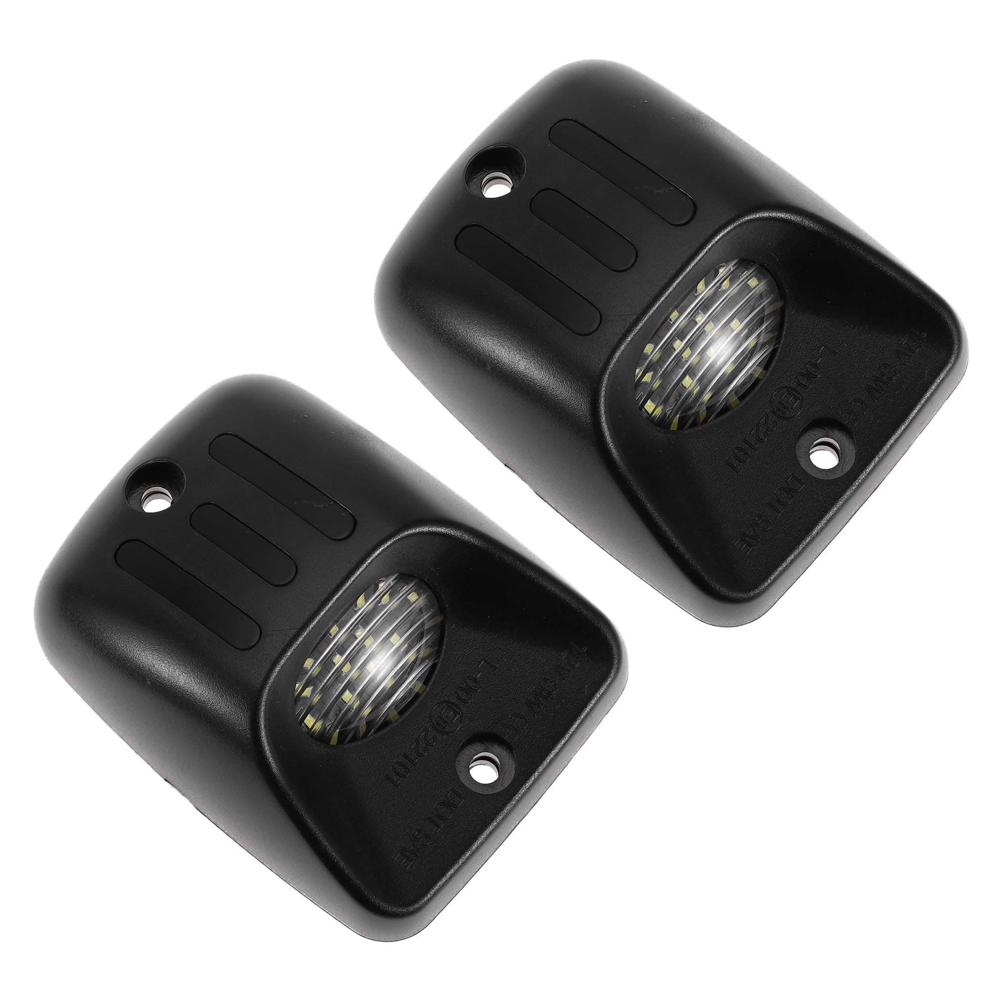 Unique Bargains 2 Pcs LED License Plate Light Tag Lamp Assembly for ...
