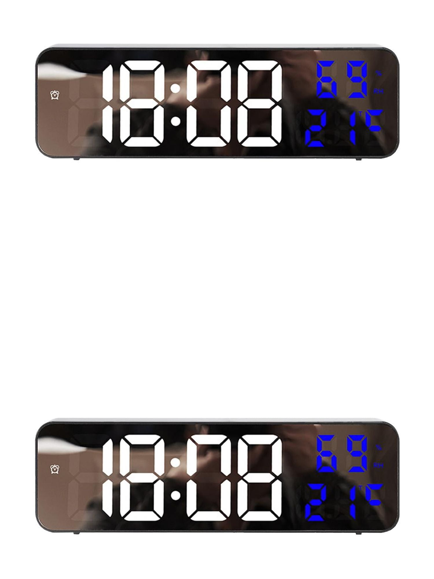 Unique Bargains 2 Pcs Large Silent Non Ticking Modern Wall Clocks 9 ...