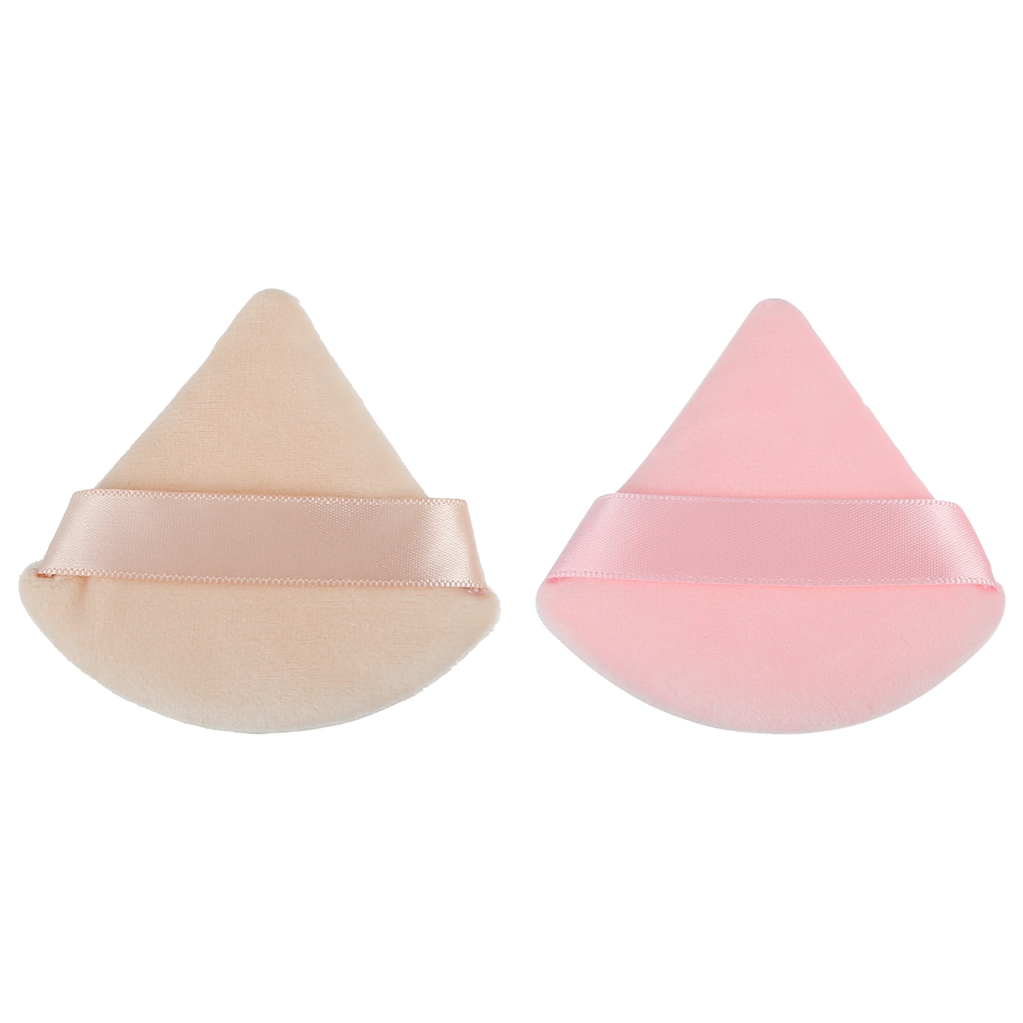 Unique Bargains 2 Pcs Loose Powder Puff Face Soft Triangle Puff Blender ...