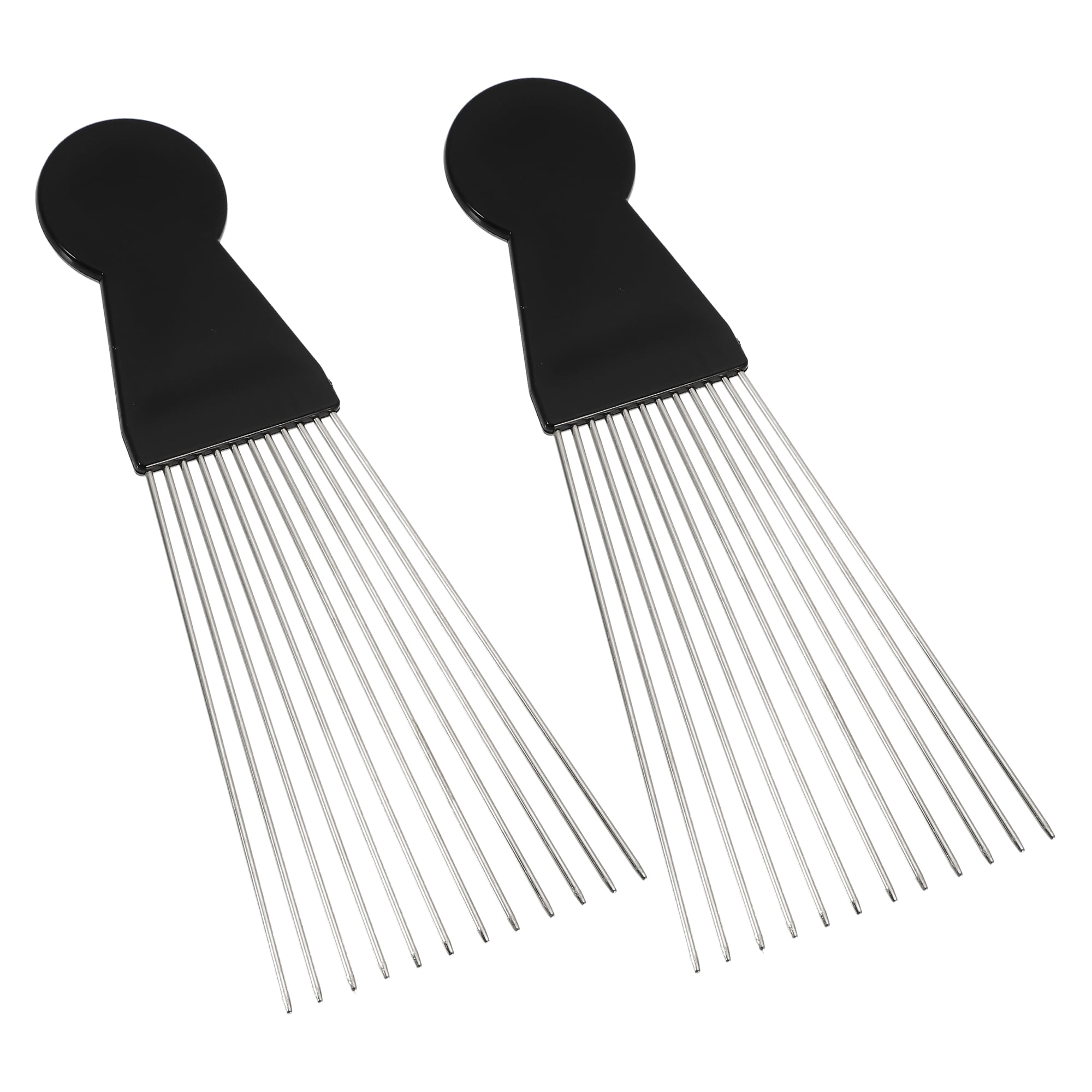 Unique Bargains 2 Pcs Metal Hair Pick Afro Comb for Curly Hair Afro ...