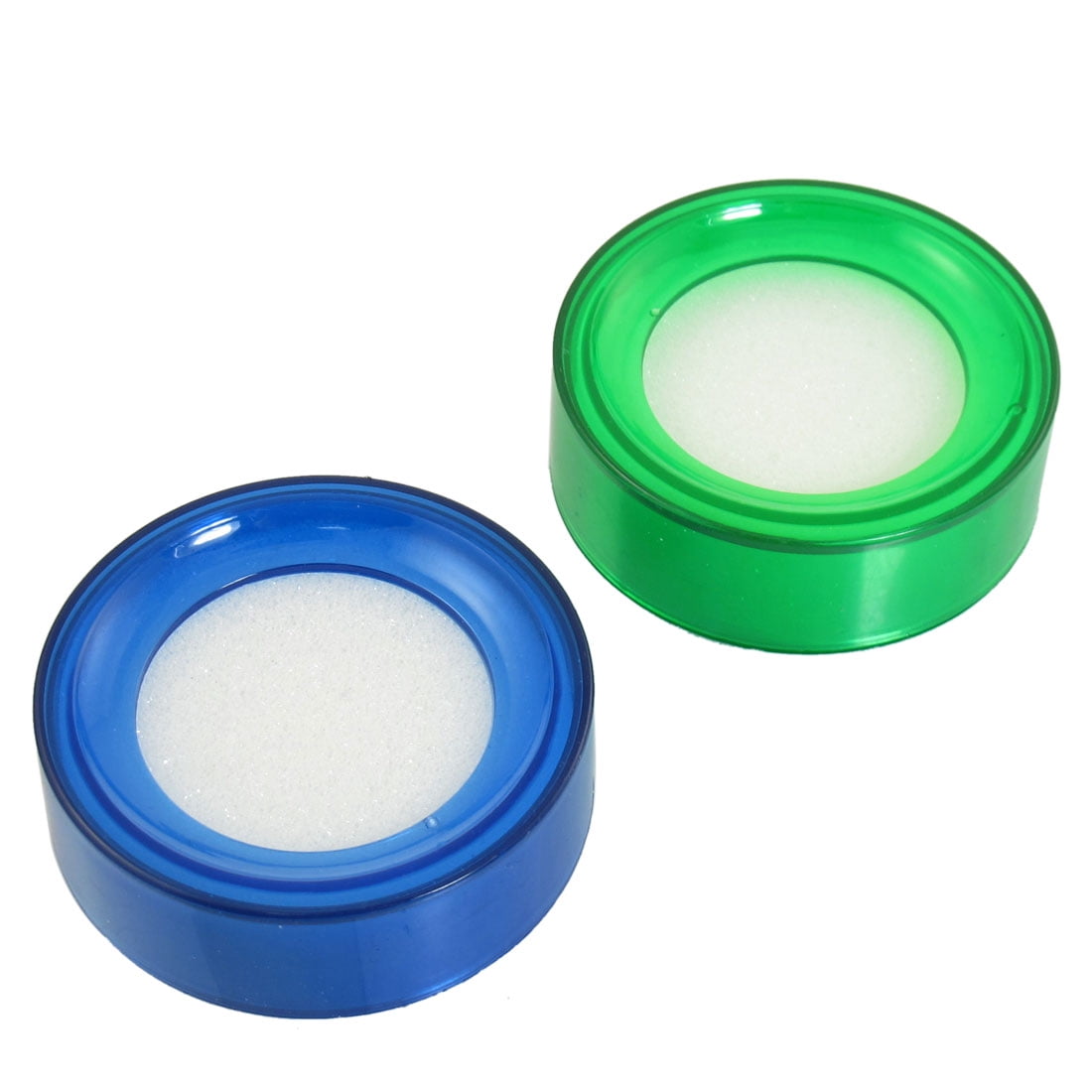 Unique Bargains 2 Pcs Plastic Finger Damper Sponge Cashier Counting ...