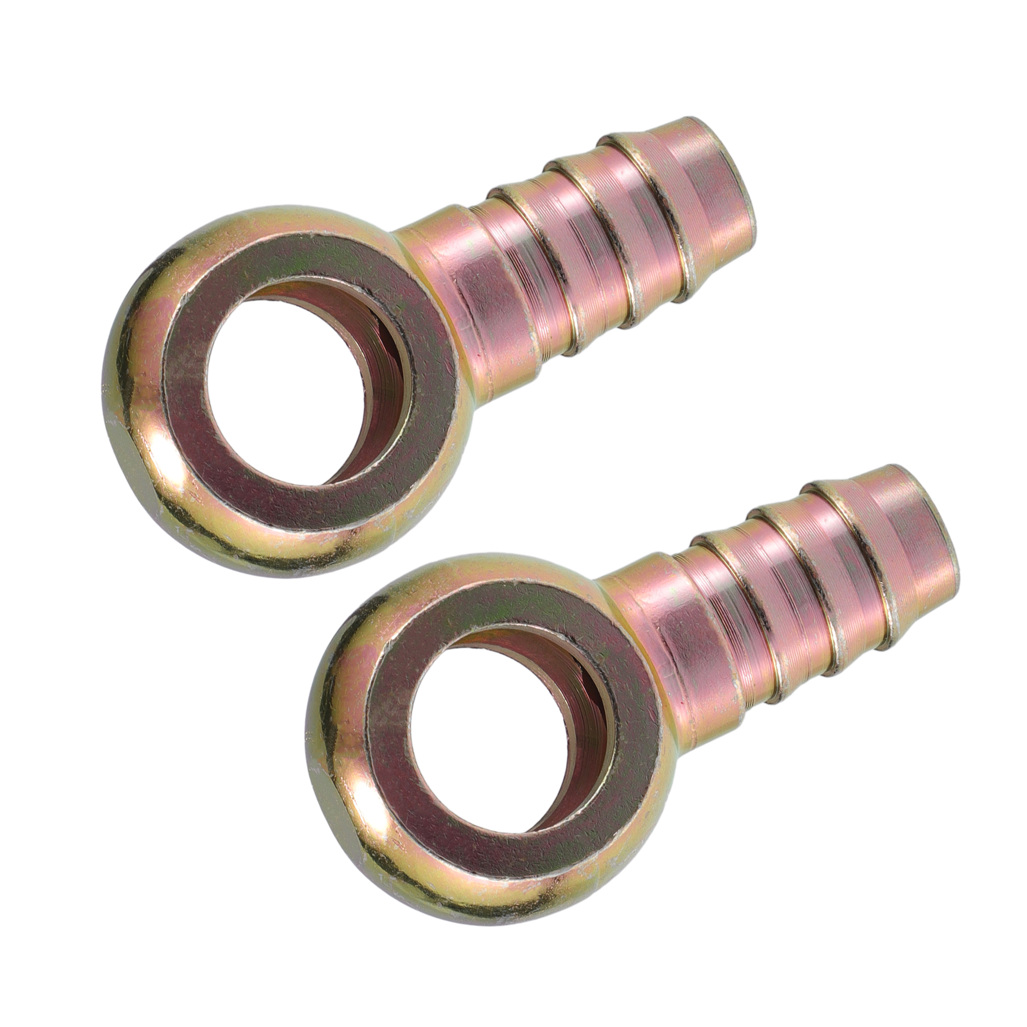 Unique Bargains 2 Pcs Universal Banjo Bolt 16mm ID 16mm OD Banjo Bolt Hose Barb Fitting Adapter ...