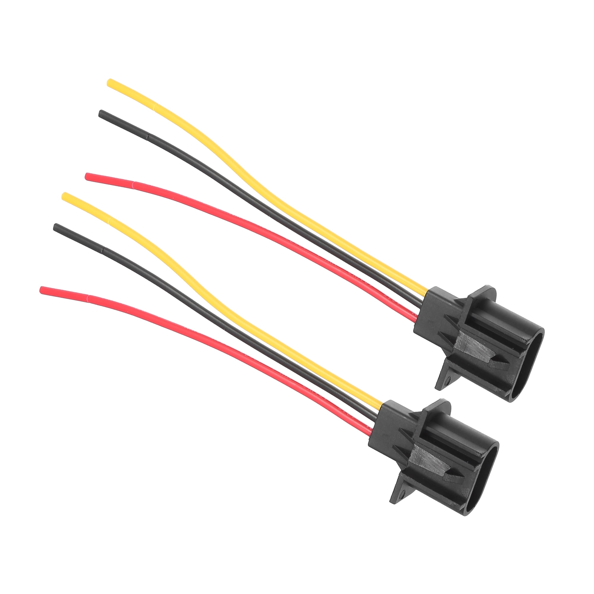 Unique Bargains 2 Pcs Universal H13 Car LED Bulb Socket Male Wiring ...