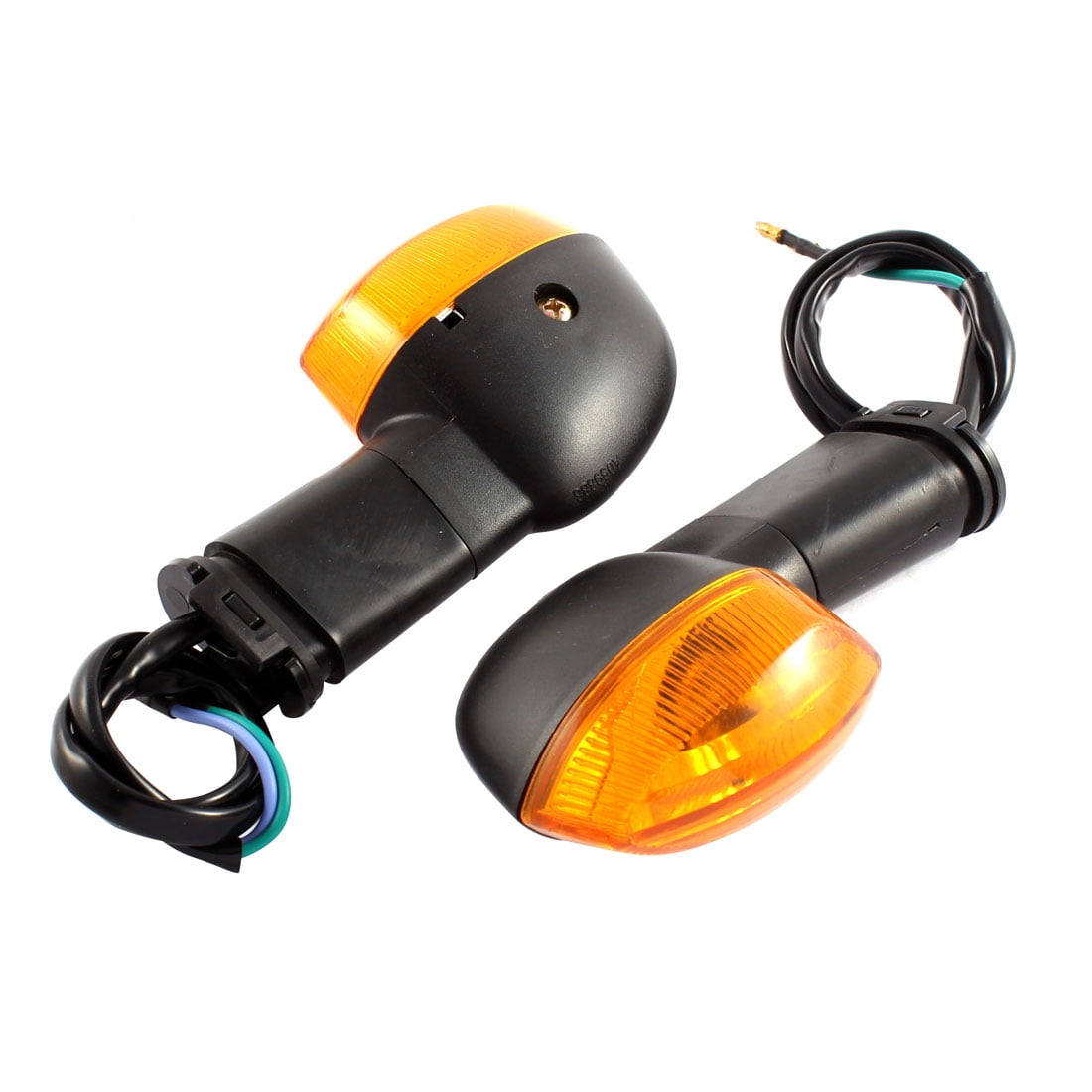 Unique Bargains 2 Pcs Yellow Motorcycle Turn Signals Light Blinkers ...