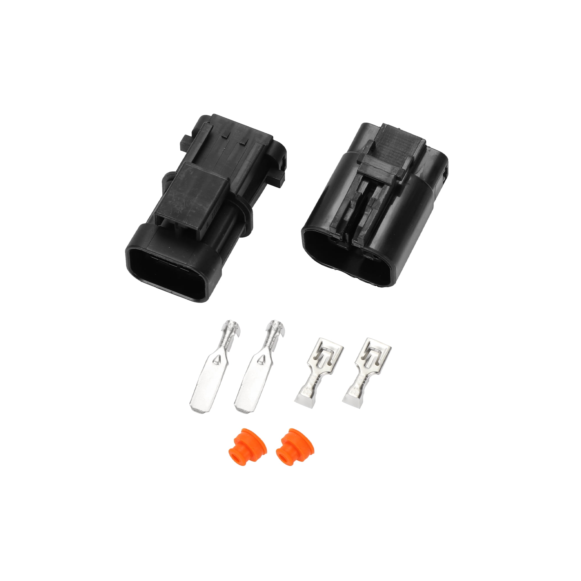 Unique Bargains 2 Pin Air Cooler Fan Generator Connector Plug Male ...