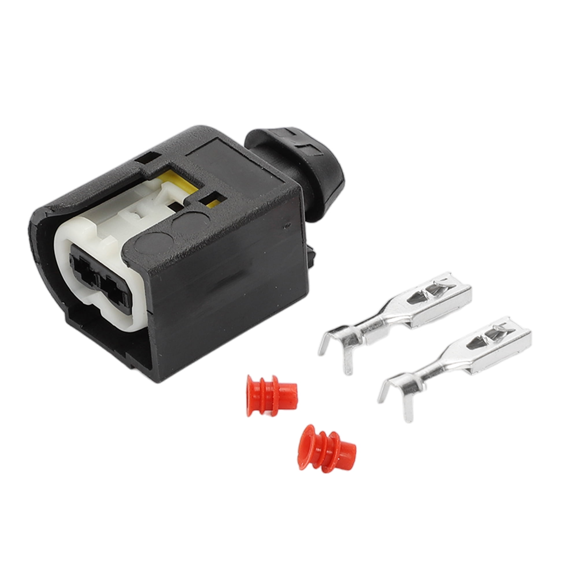 Unique Bargains 2 Pin Car Generator Assembly Connector Plug Waterproof ...
