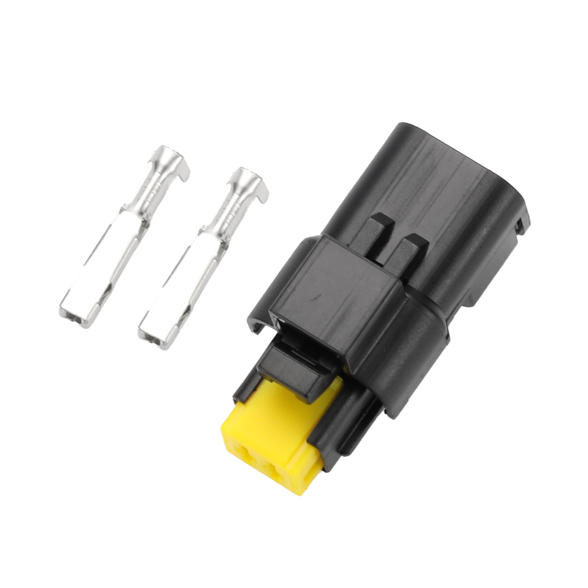 Unique Bargains 2 Pin Headlight Gearbox Connector Plug Waterproof ...