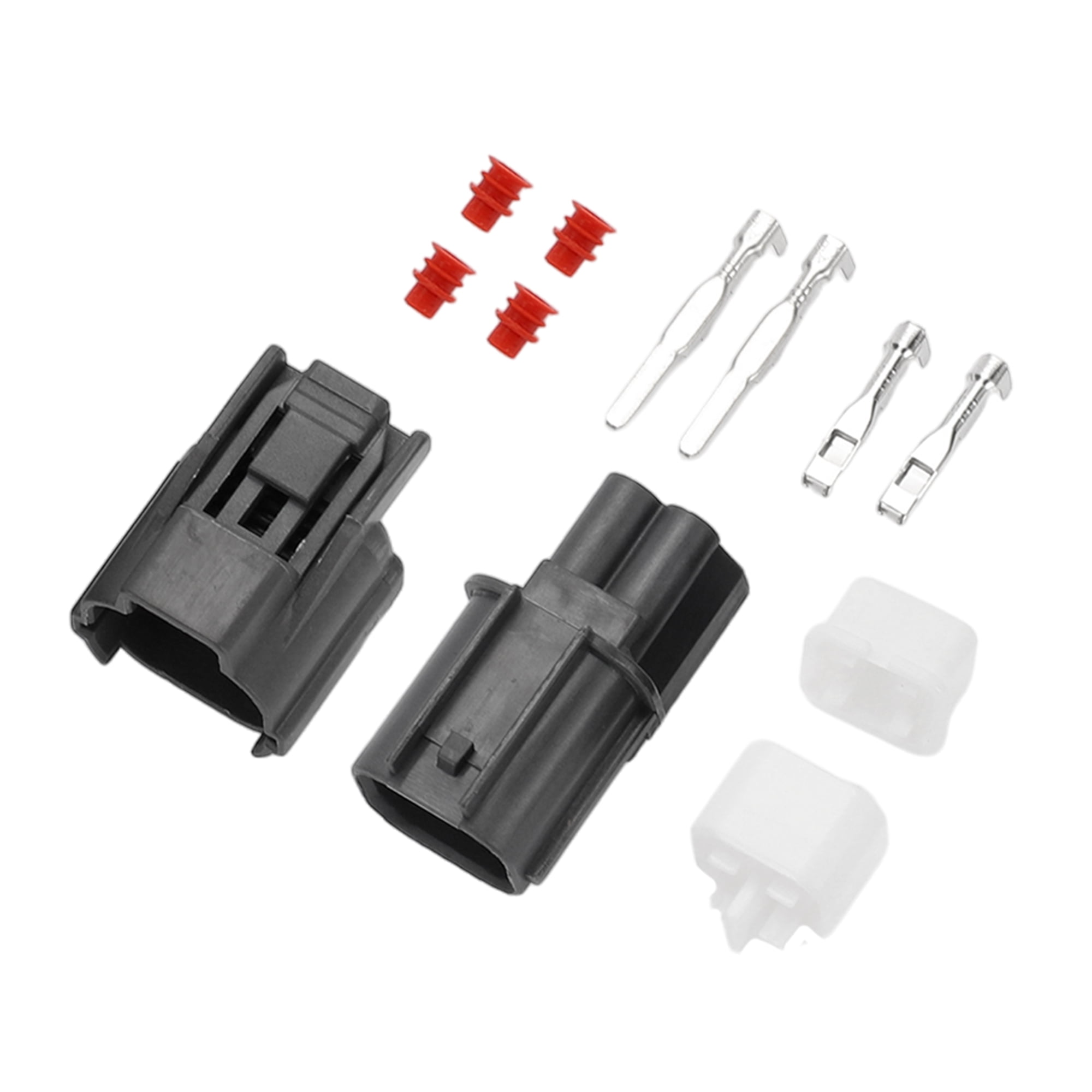 Unique Bargains 2 Pin Horn Waterproof Connector Plug Waterproof Male ...