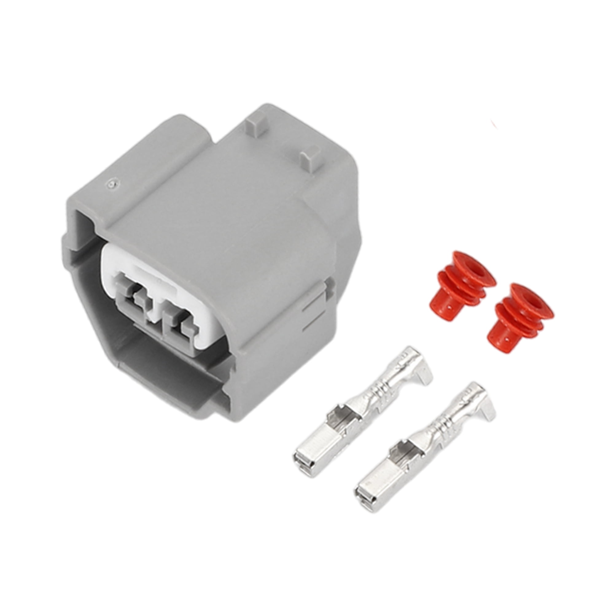 Unique Bargains 2 Pin Ignition Coil Connector Plug Waterproof Female ...