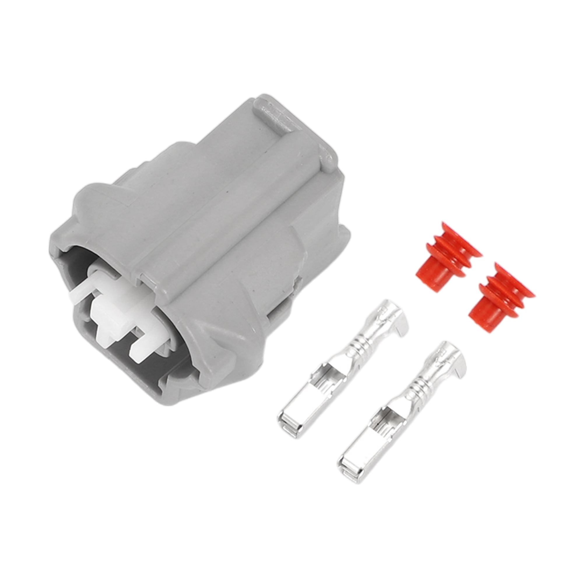 Unique Bargains 2 Pin Wiper Water Spray Motor Connector Plug Waterproof ...
