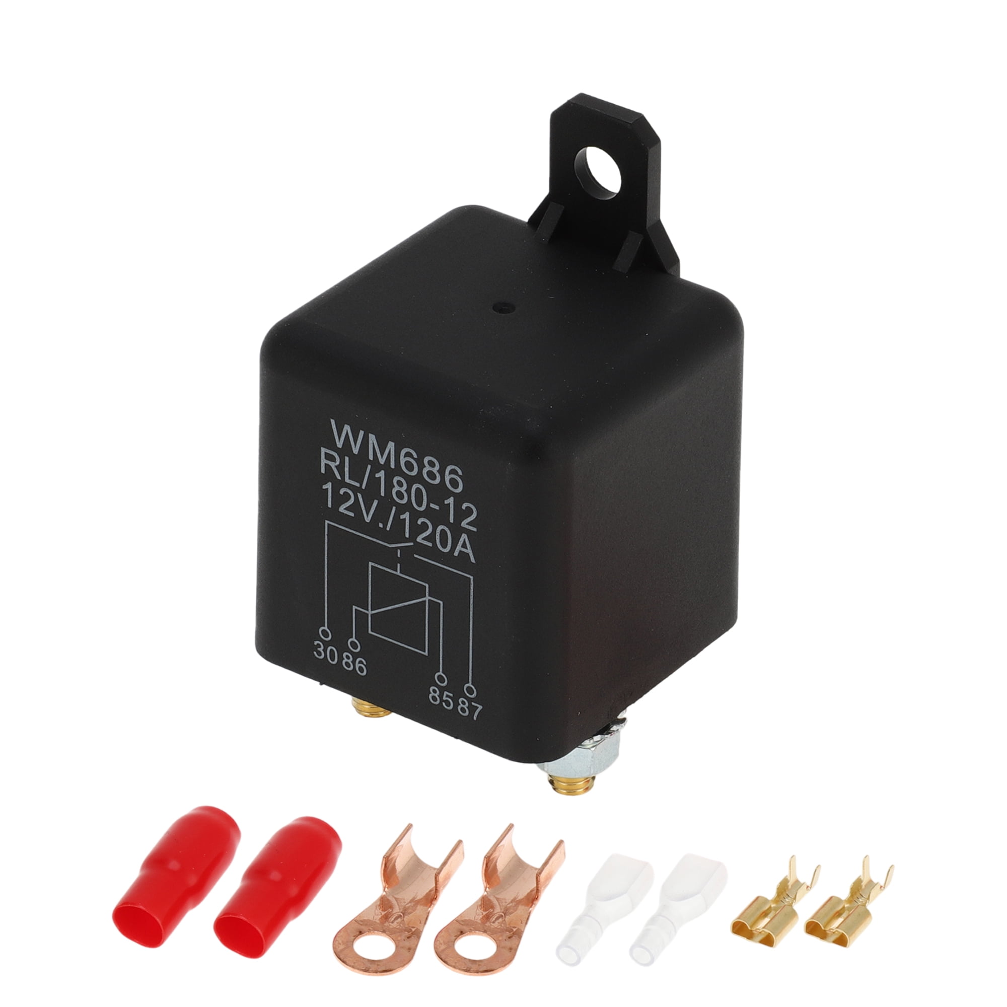 Unique Bargains 2 Pins 12V 120A Auto Relay Multi Purpose Waterproof Car ...