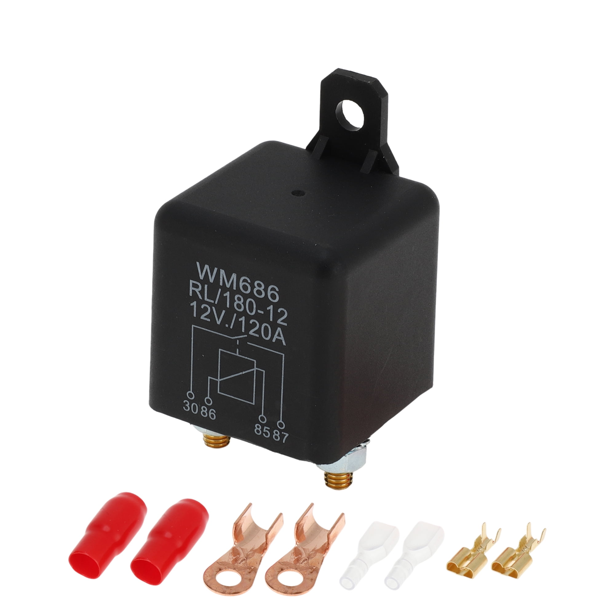 Unique Bargains 2 Pins 12V 120A Auto Relay Multi Purpose Waterproof Car ...