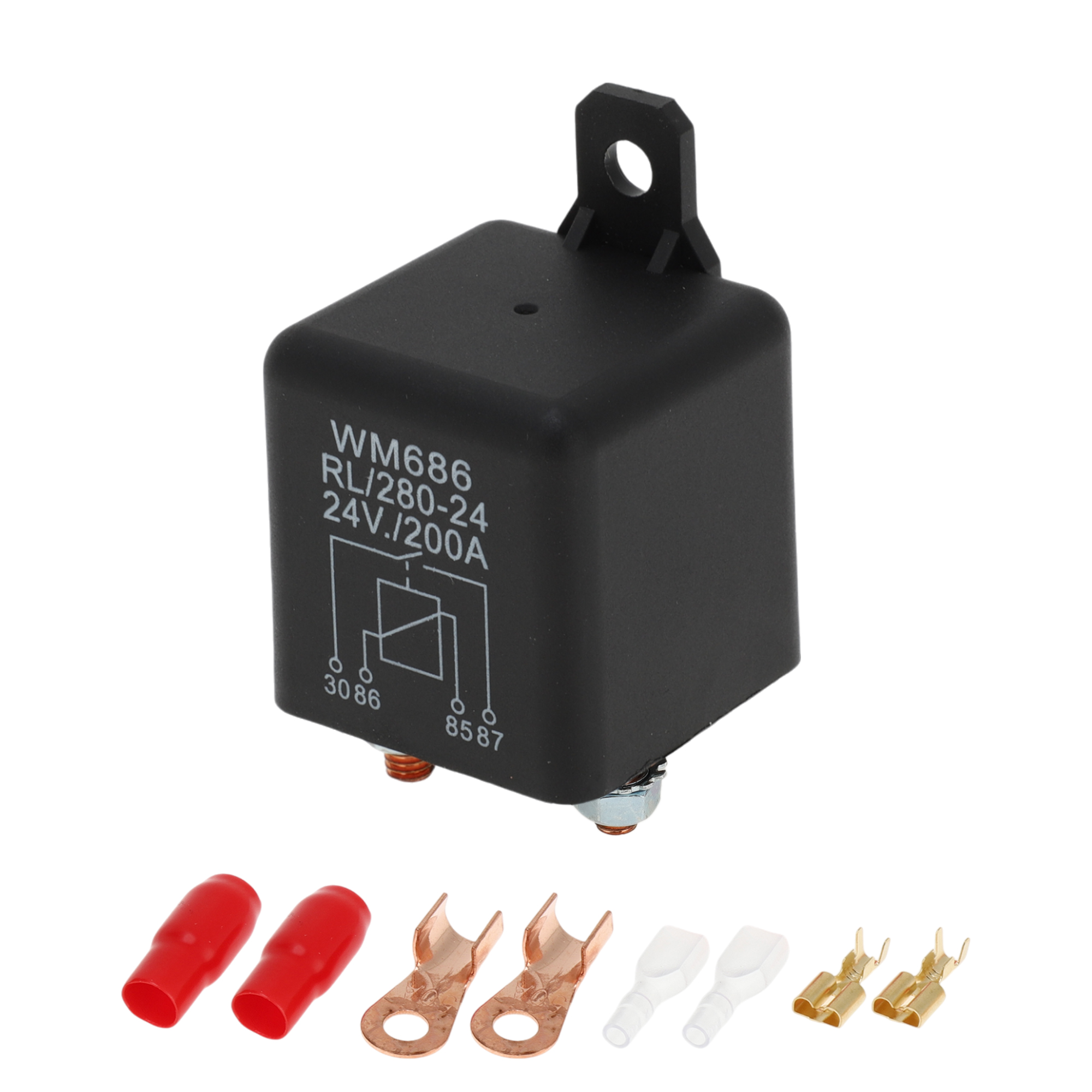 Unique Bargains 2 Pins 24V 200A Auto Relay Multi Purpose Waterproof Car ...