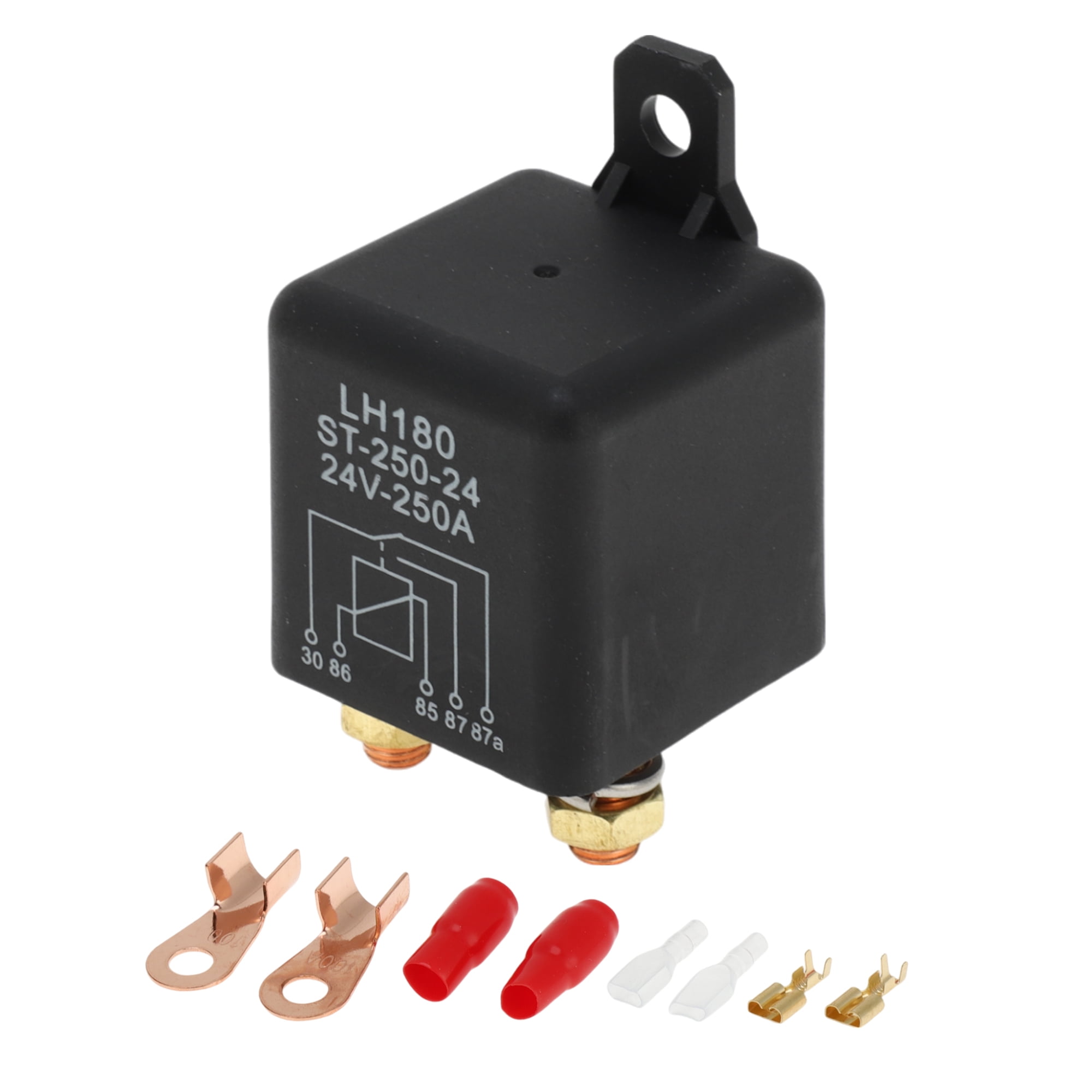 Unique Bargains 2 Pins 24V 250A Auto Relay Multi Purpose Waterproof Car ...