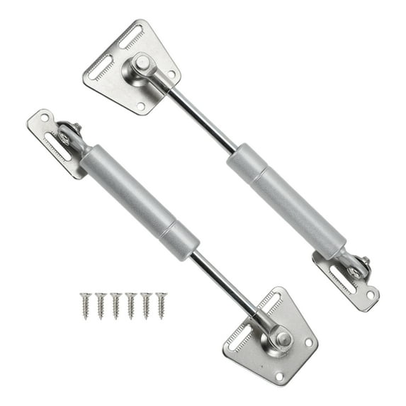 Unique Bargains 2 Set 13Ib/60N/6kg 6" Lift Support Struts Silver Tone ...