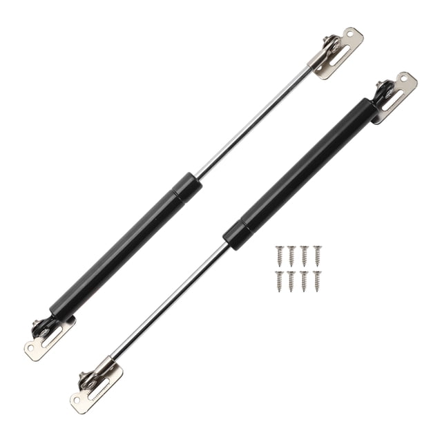 Unique Bargains 2 Set 22lb/100N 12inch/285mm Lift Supports Struts Black ...
