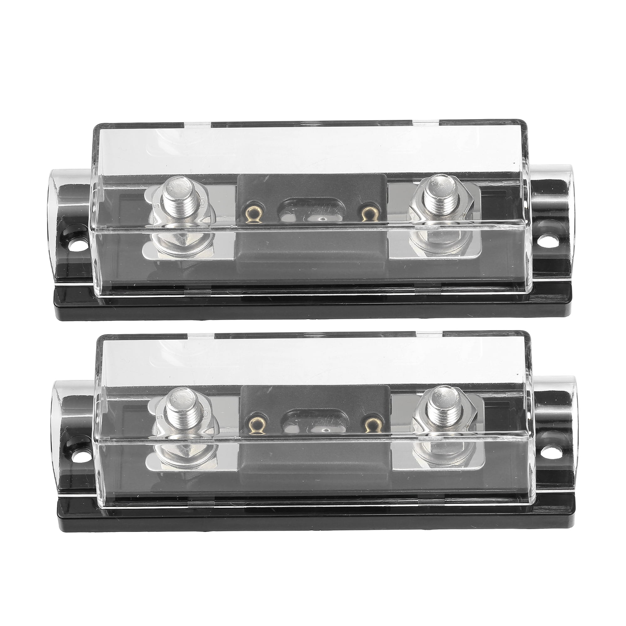 Unique Bargains 2 Set 250A Fuse Inline ANL Fuse Holder Clear Fuse Block ...