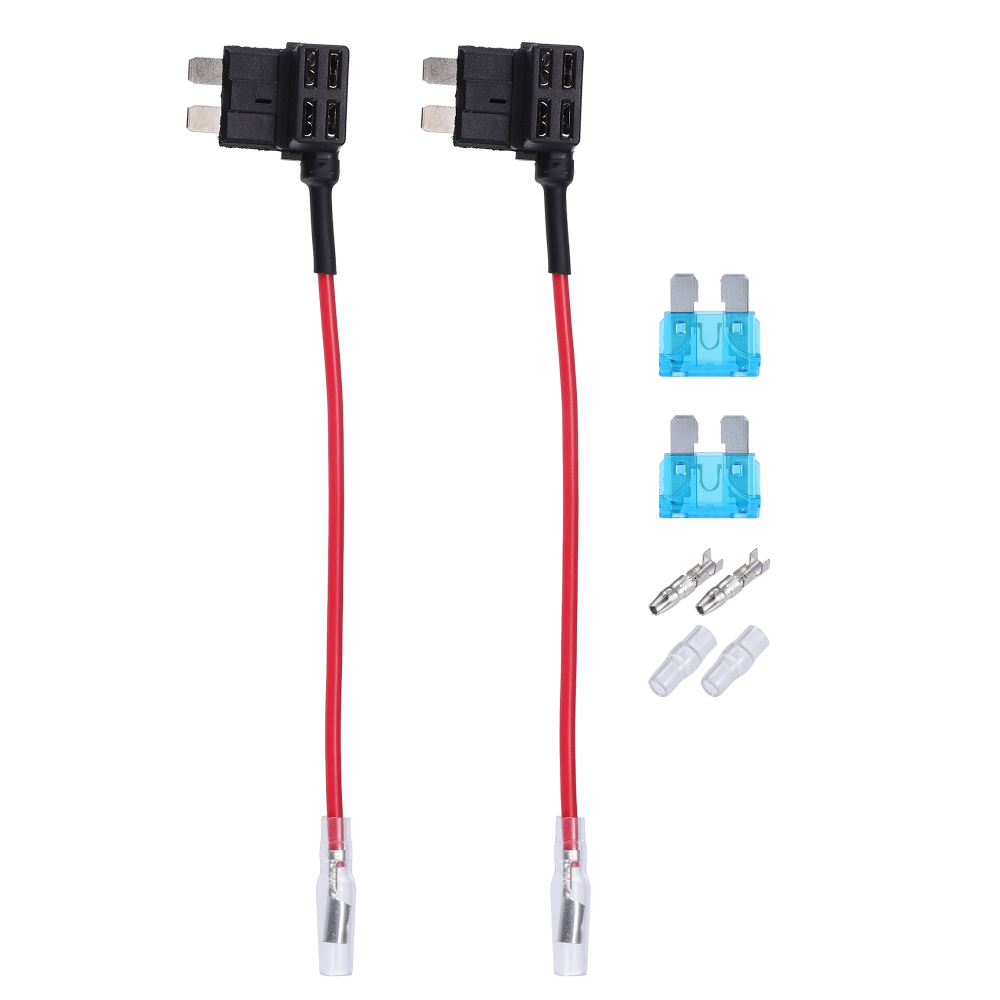 Unique Bargains 2 Set 32V Standard Unversial Fuse Adapter Tap Fuse Kit ...