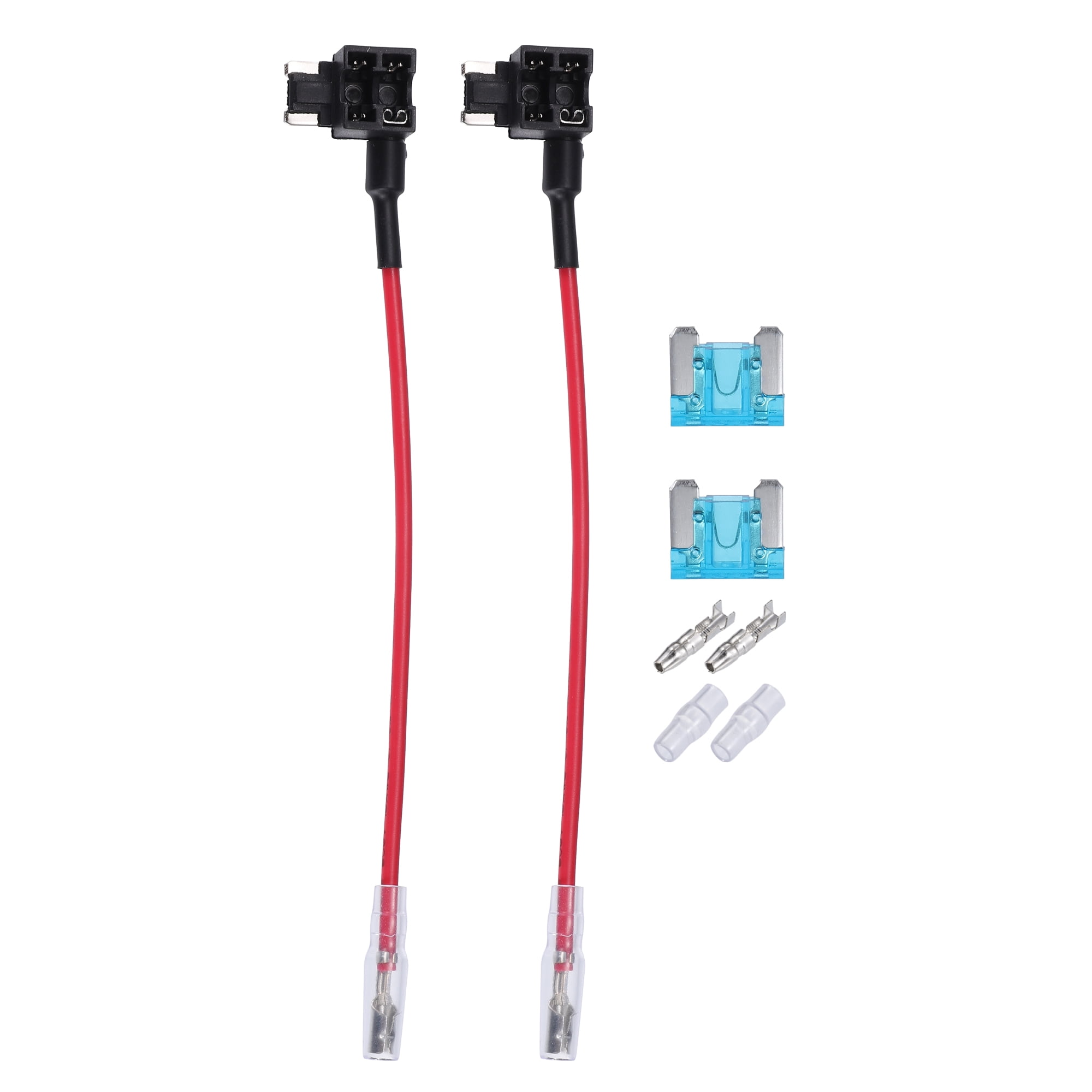 Unique Bargains 2 Set 32V Unversial Low Profile Mini Fuse Adapter Tap ...