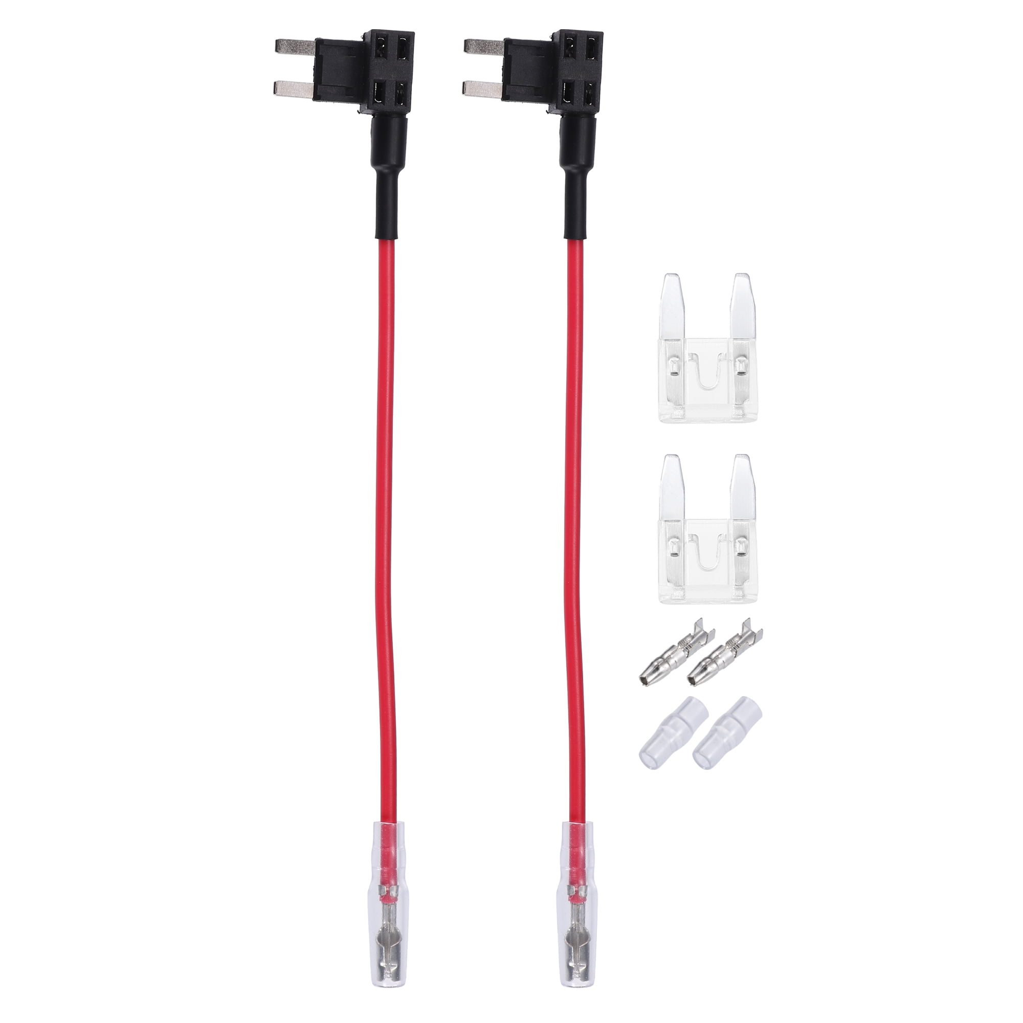 Unique Bargains 2 Set 32V Unversial Mini Fuse Adapter Tap Fuse Kit with ...