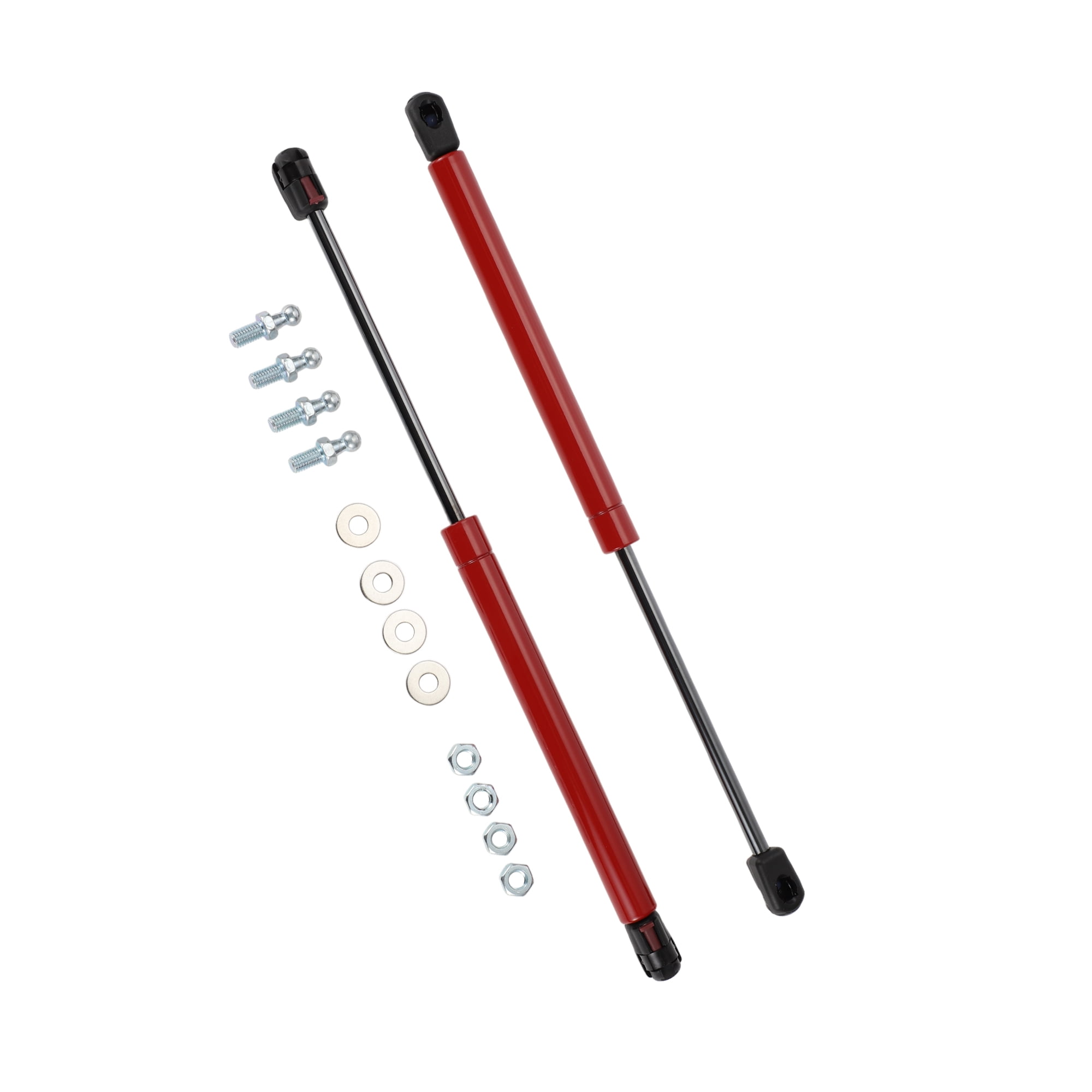 Unique Bargains 2 Set 40lb/180N/18kg 15inch/380m Gas Struts Red W/ Gasket for Car Truck RV Boat ...