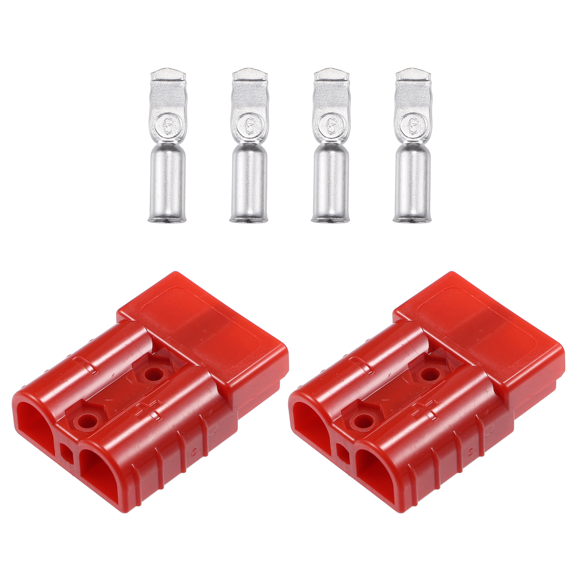 Unique Bargains 2 Set 50A Battery Quick Connector Kit Car Trailer ...