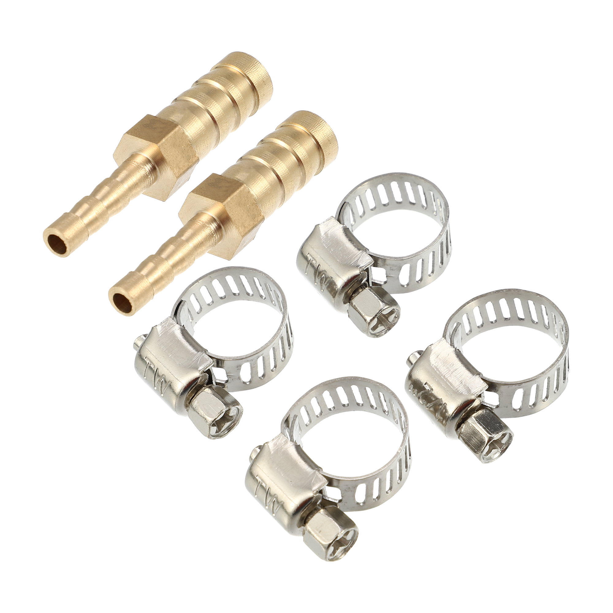 Unique Bargains 2 Set 8mm - 4mm Outer Diameter Hose Barb Tail Adapter ...