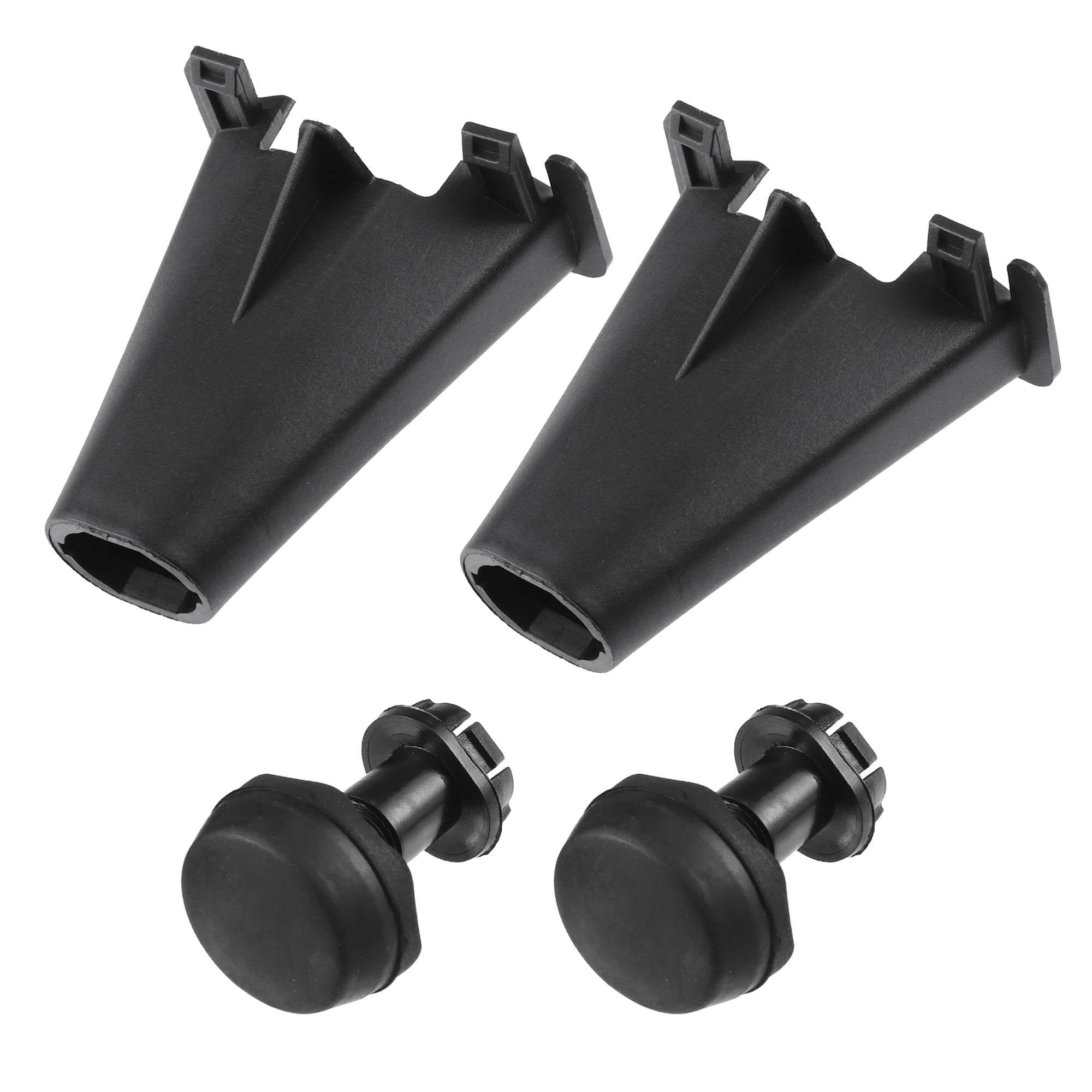 Unique Bargains 2 Set Car Hood Rubber Bumper Hood Bumper Stops Cushion ...