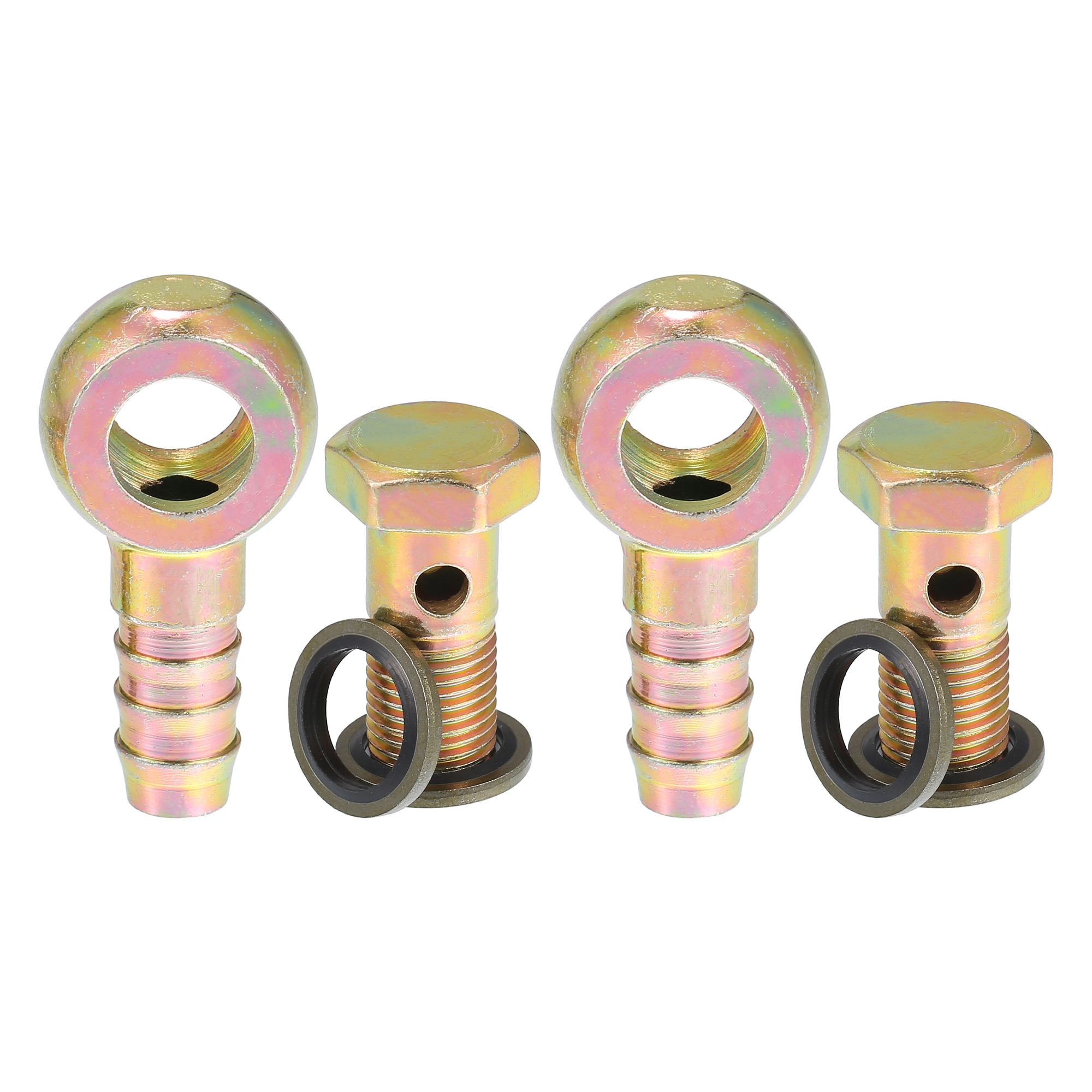 Unique Bargains 2 Set Car Oil Cooler Screw Ball Head Adapter Turbo ...