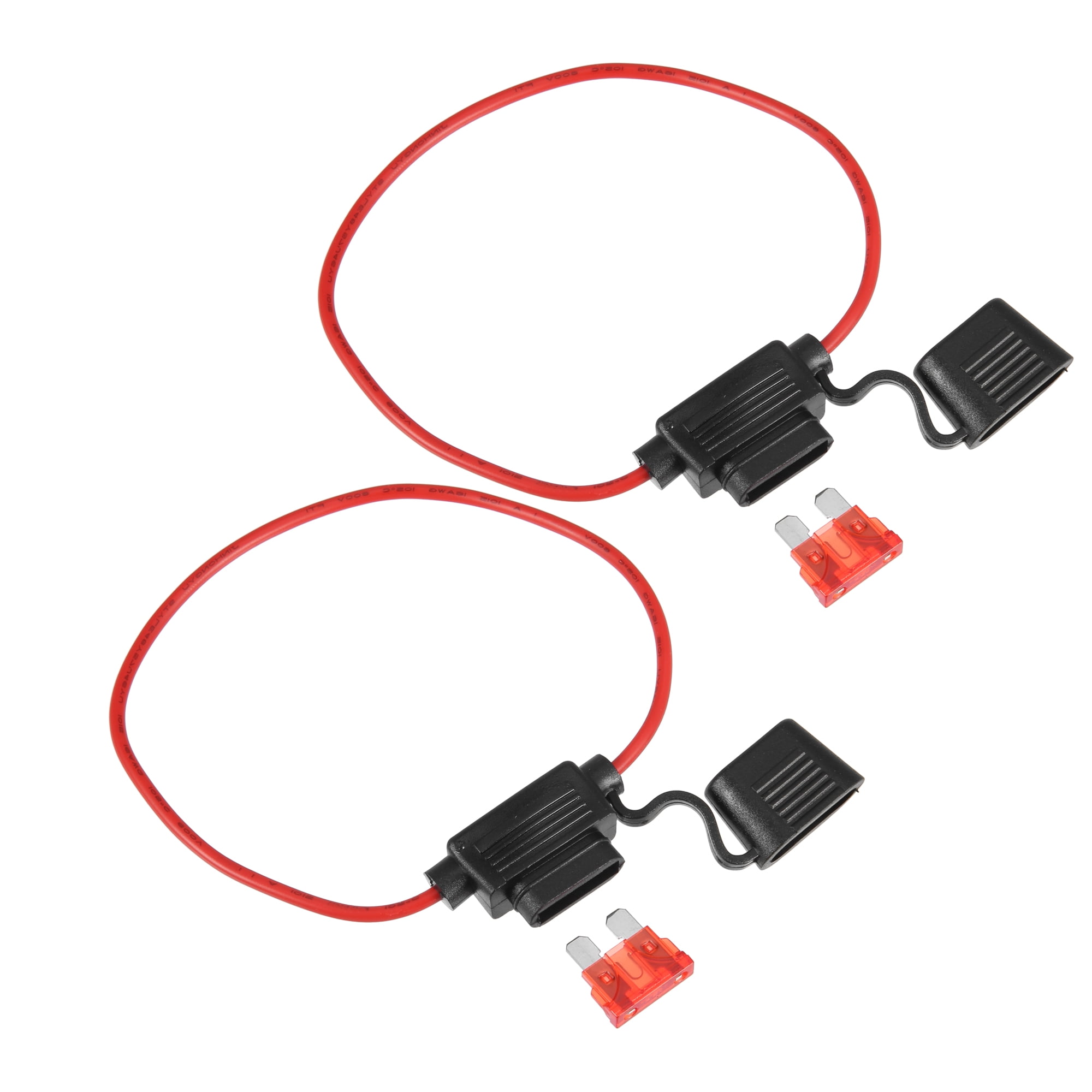 Unique Bargains 2 Set DC 32V 16 Gauge Car Inline ATC Blade Style Inline ...