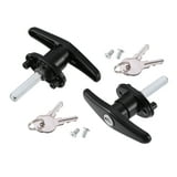 Unique Bargains 2 Set Right Cap Locking T-Handles for Pickup Truck Cap ...