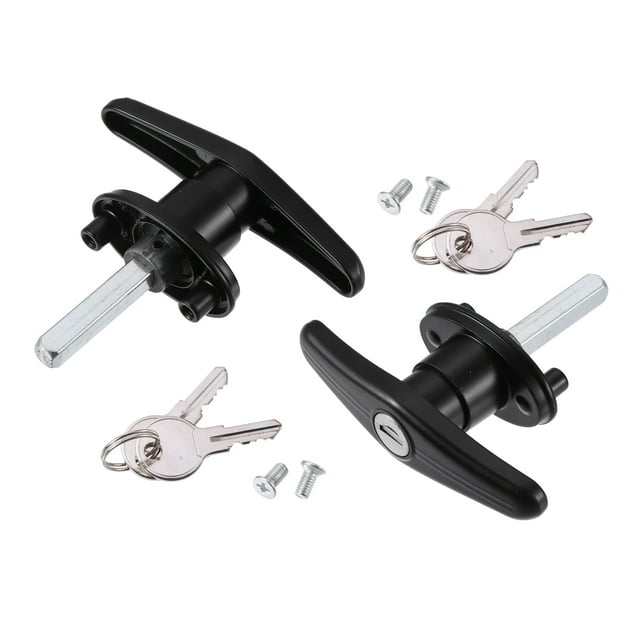 Unique Bargains 2 Set RIGHT Truck Cap Locking T-Handles for Pickup ...