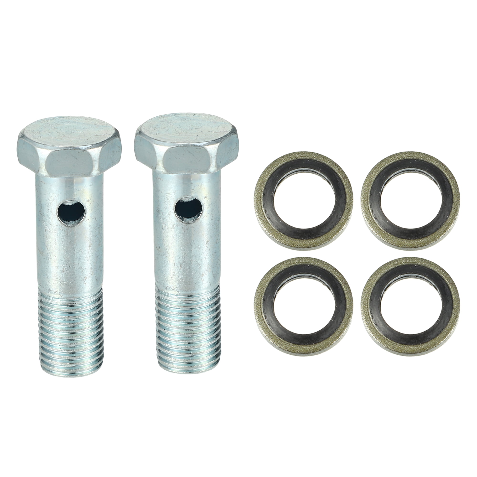 Unique Bargains 2 Set Universal Car Banjo Bolts Brake Line Fitting ...