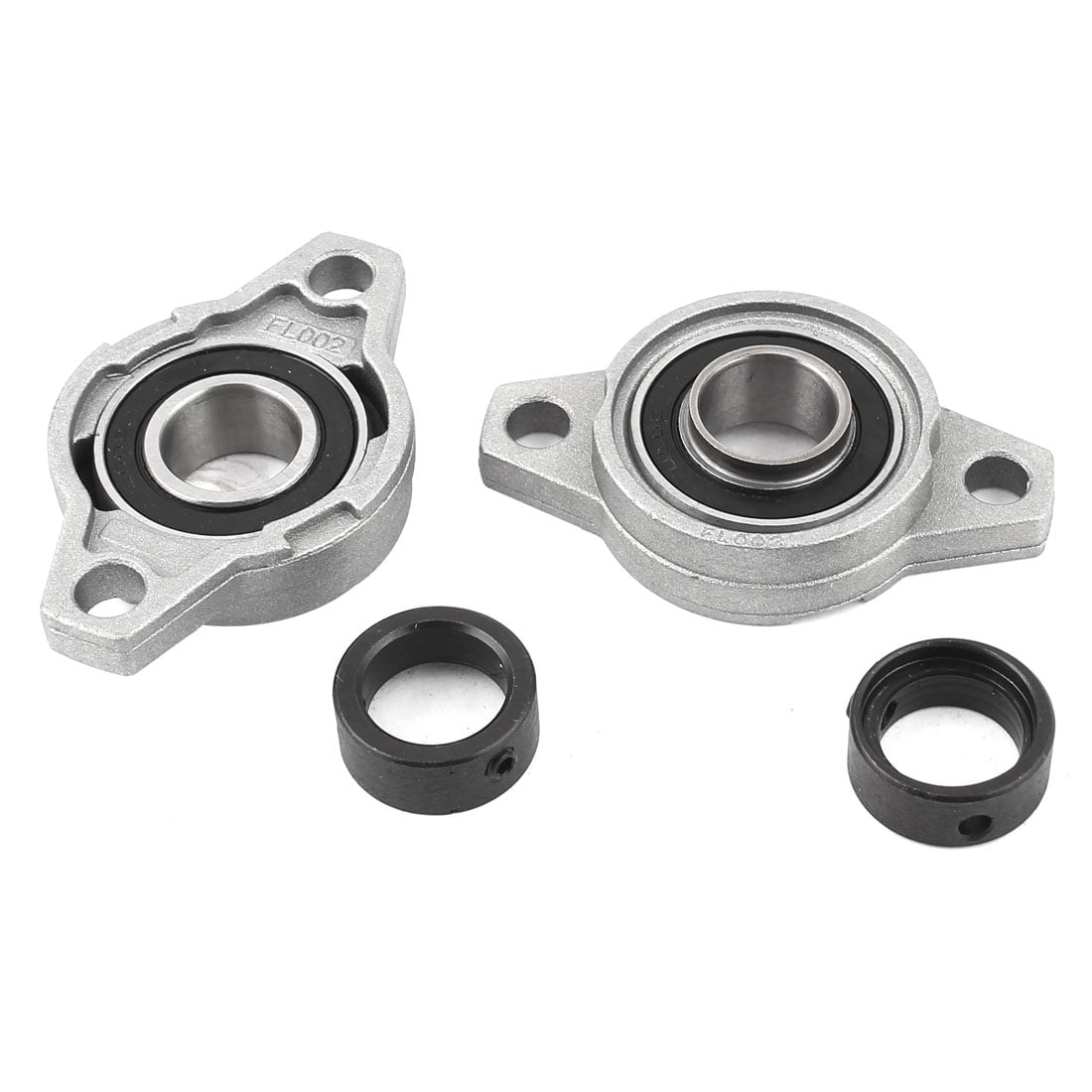 Unique Bargains 2 Set Zinc Alloy 15mm UFL002 FL002 Self-aligning Pillow ...