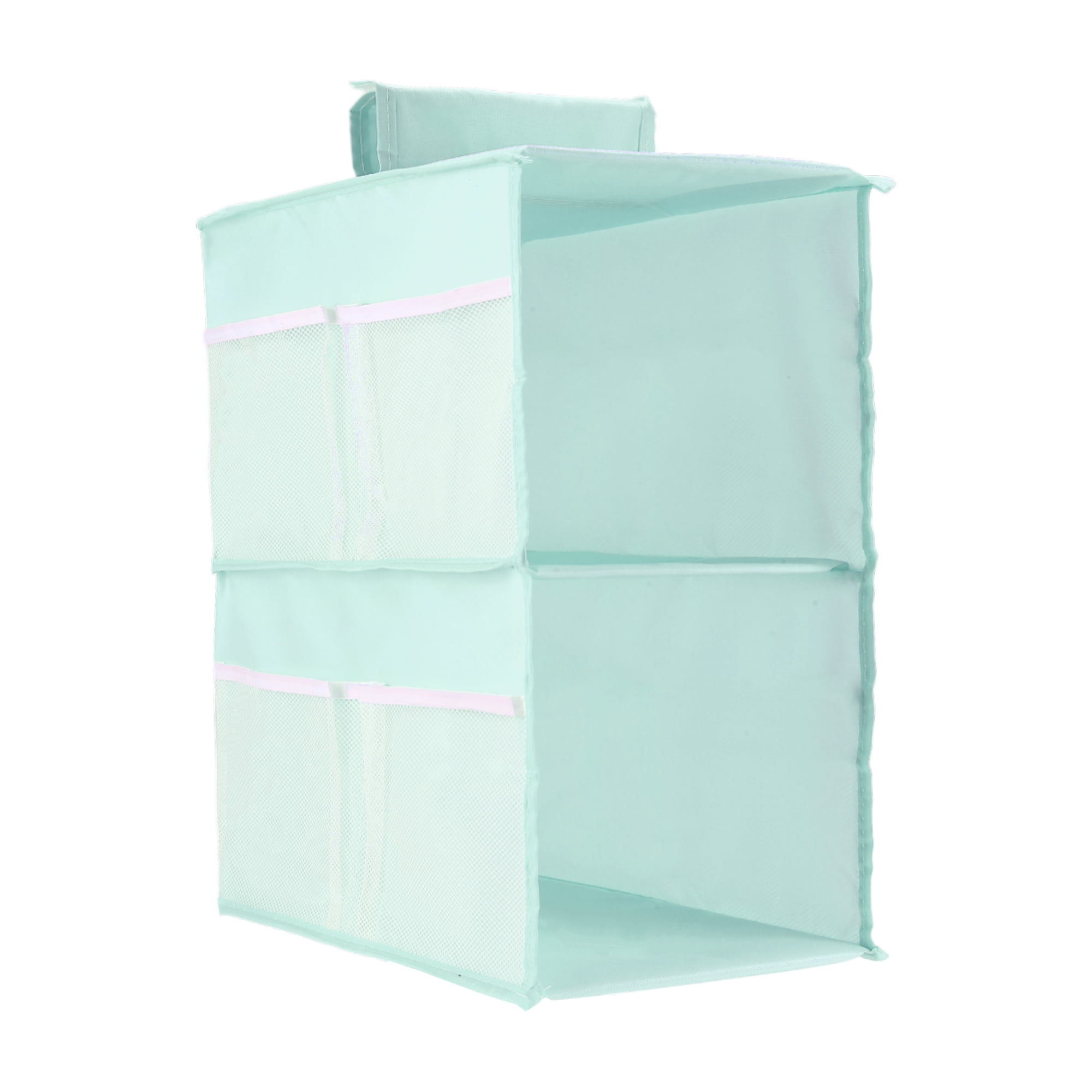 2-Shelf Closet Hanging Organizer, Hanging Storage Shelves, Foldable ...