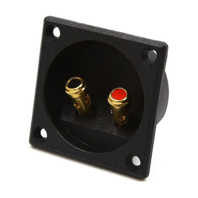 Unique Bargains 2 Way Car Speaker Binding Post Terminal Board, Black ...