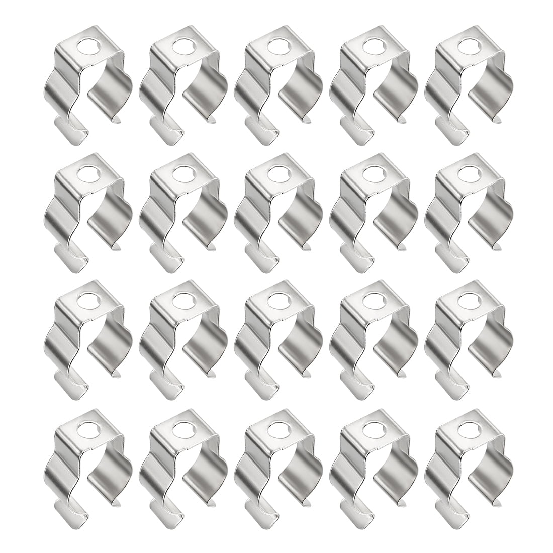 Unique Bargains 20 Packs T5 Fluorescent Tube Lamp Bracket Clips Socket ...