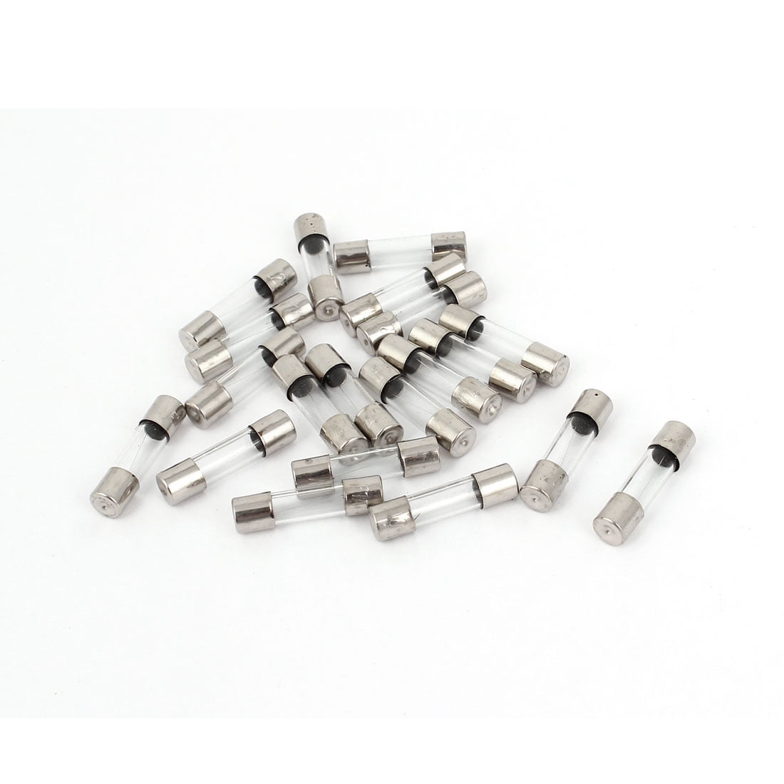 Unique Bargains 20 Pcs 250V 1A F1AL Fast Blow Type Glass Tube Fuses 5mm ...